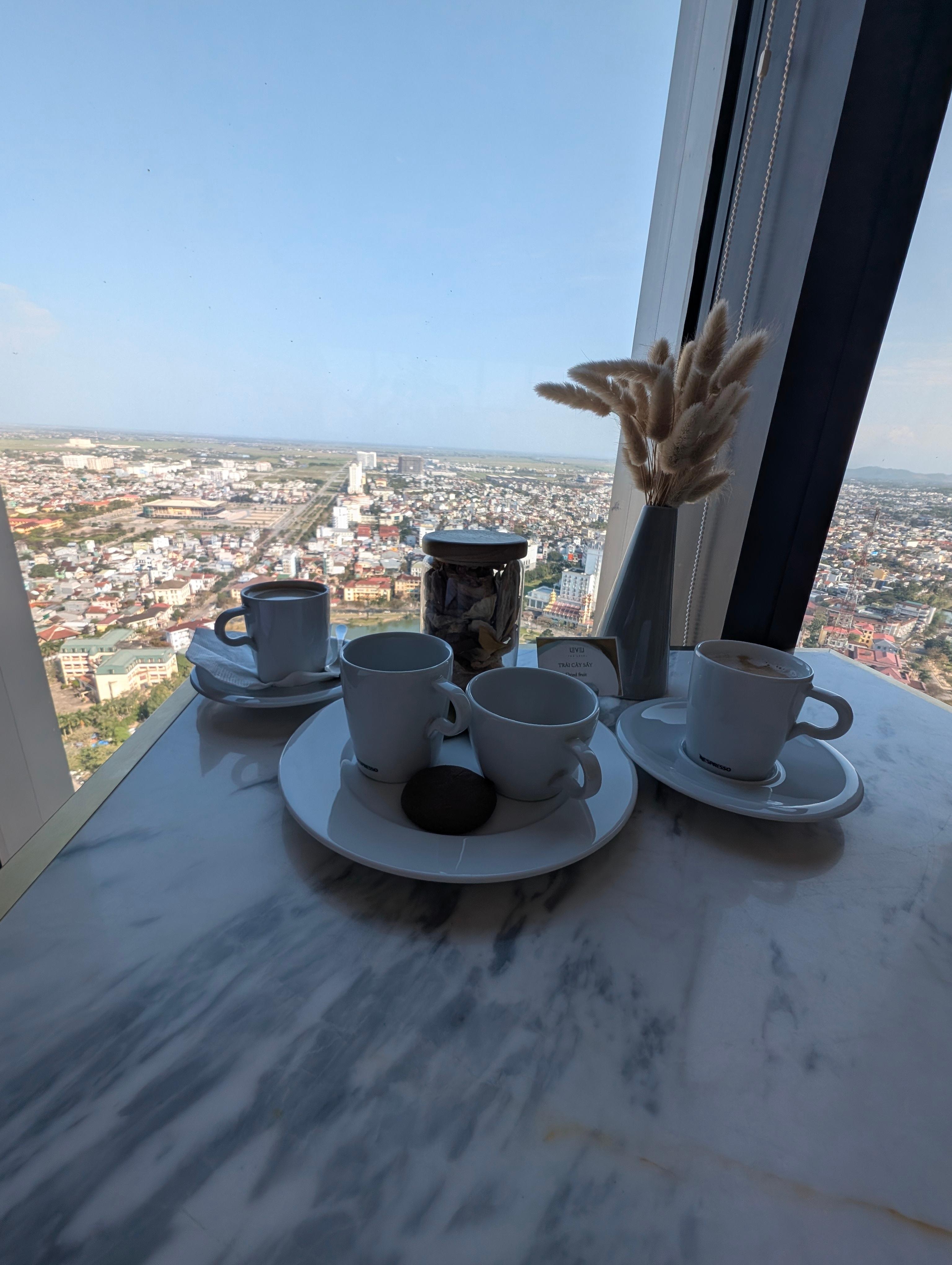 Coffee and cookies in the level