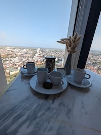 Coffee and cookies in the level