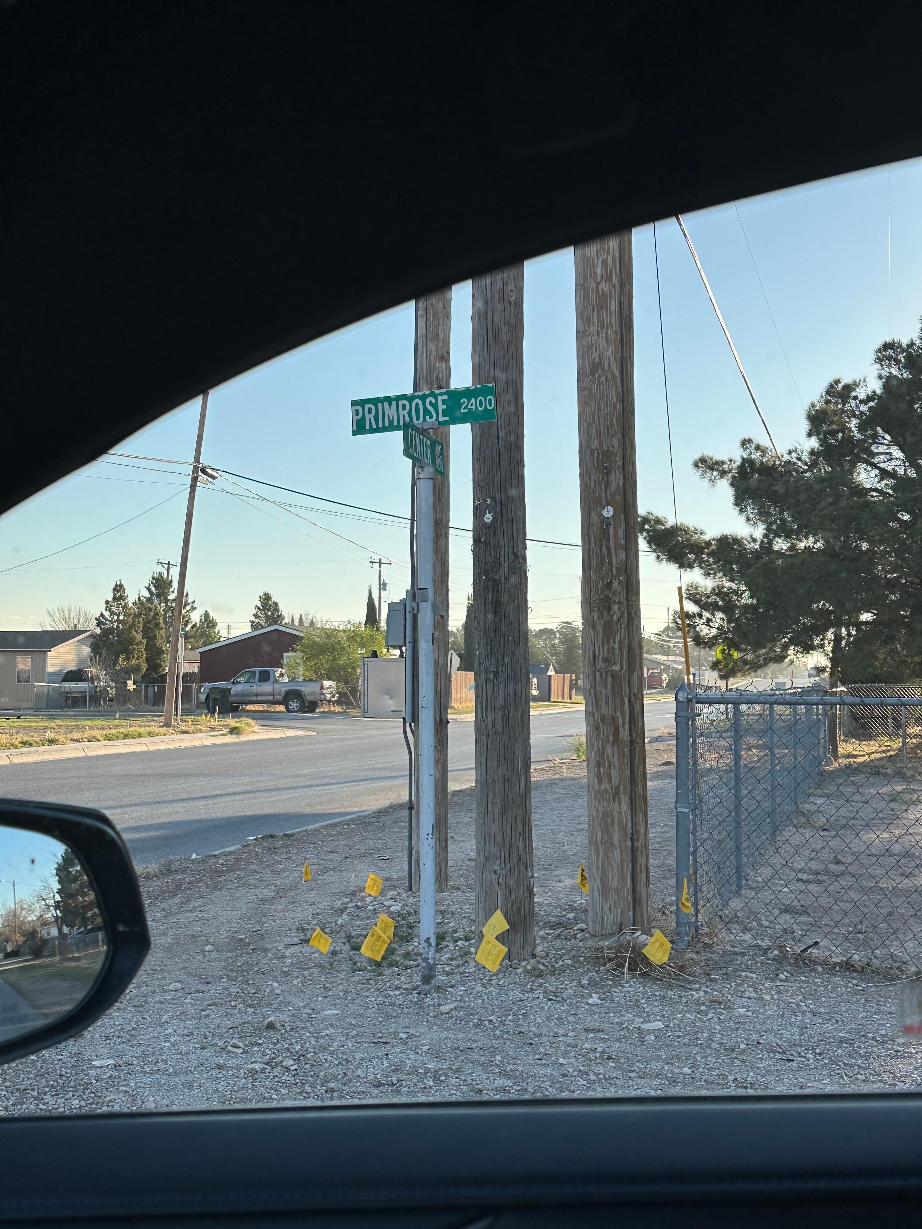 This is the street you need to take to get to the hotel. After the train tracks. 