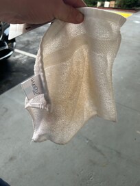 Yellow wash cloth