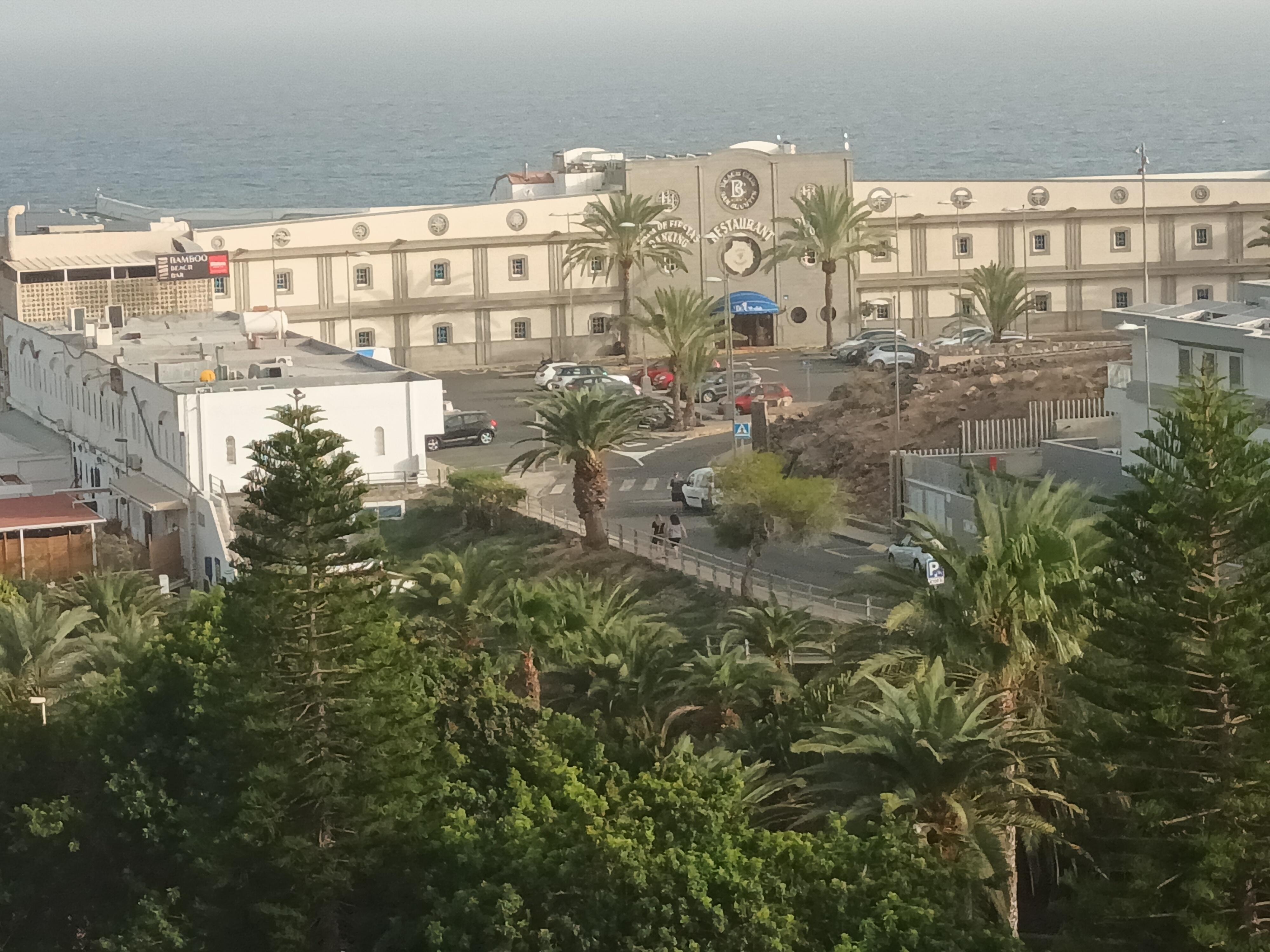 The view from our balcony.