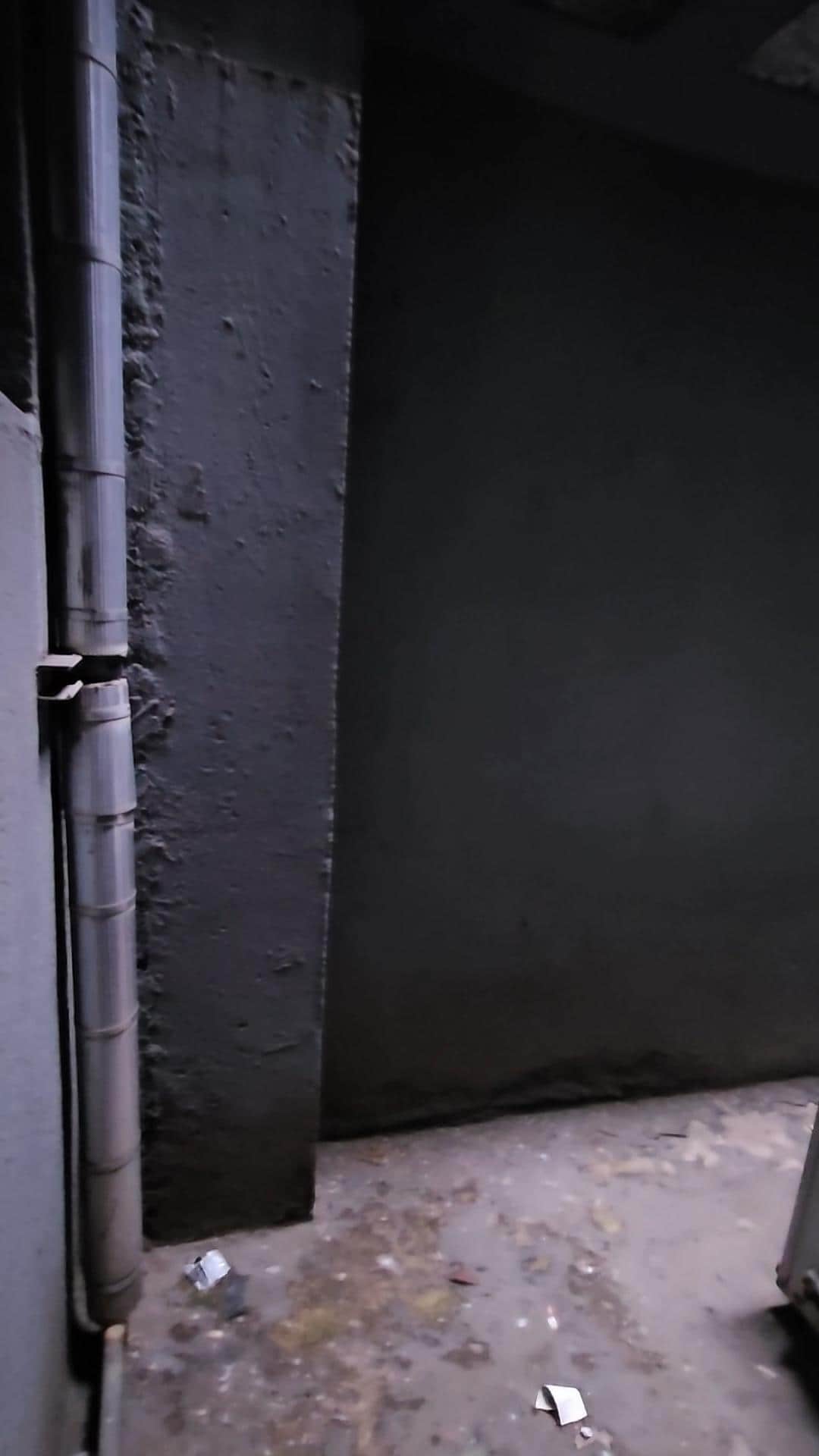 Essa era a vista da janela do quarto.