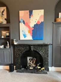 Fireplace in our room