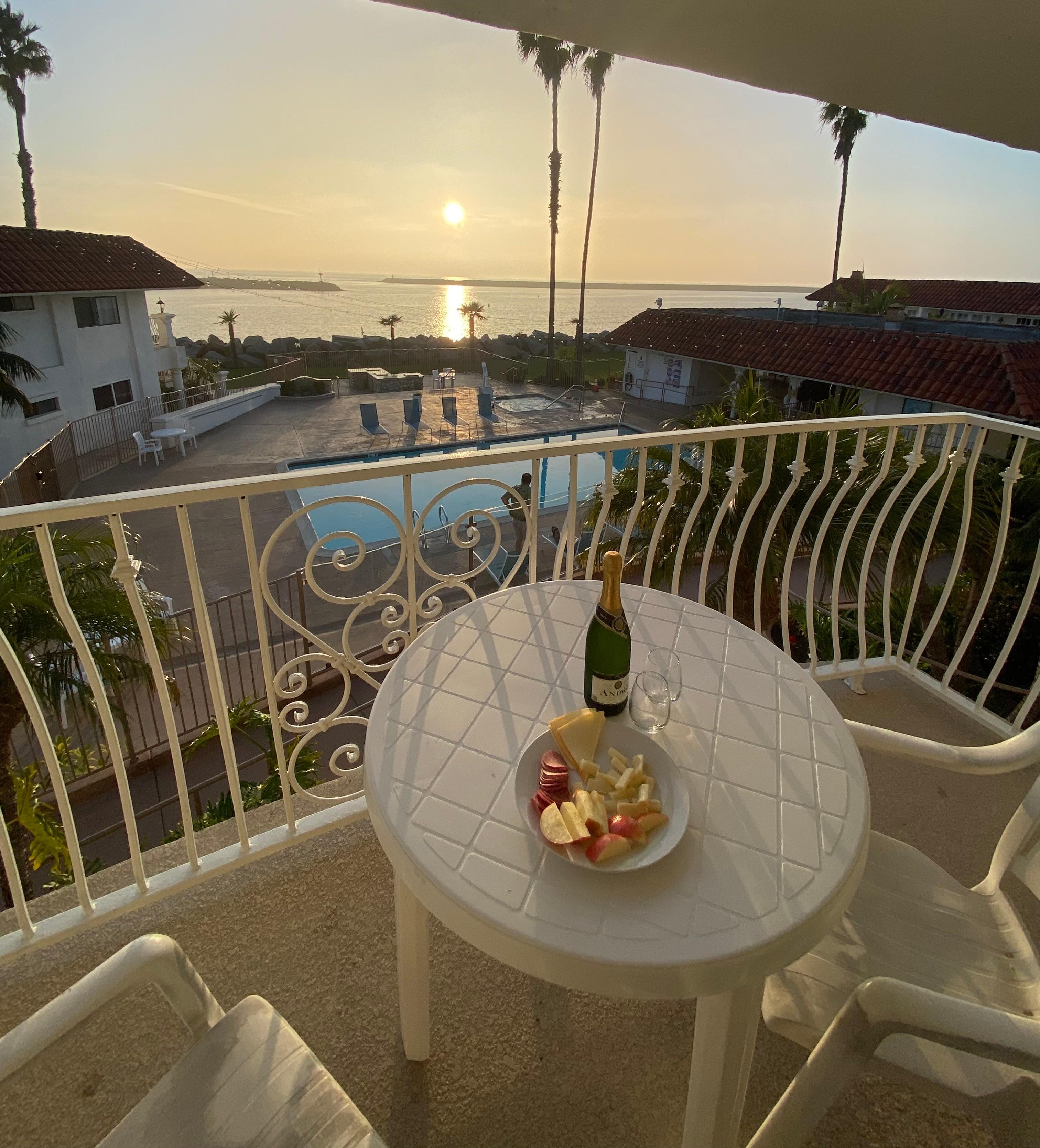 The view from our balcony 