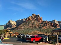 Outside my hotel-great view!