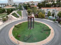 Vista da janela frontal do quarto