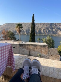 Vista do café da manhã