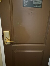 Paint scuffed and peeling