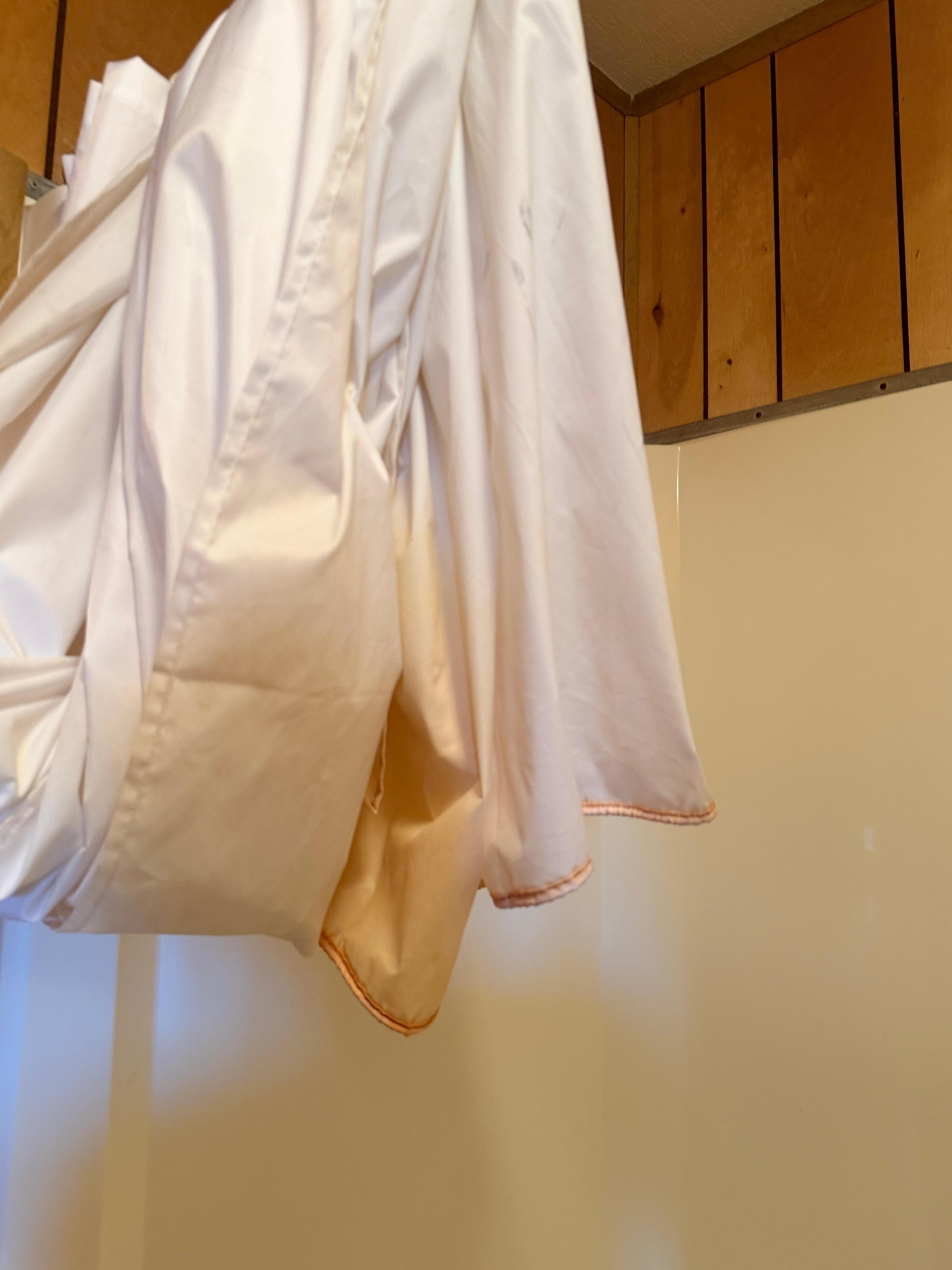 Moldy shower curtain