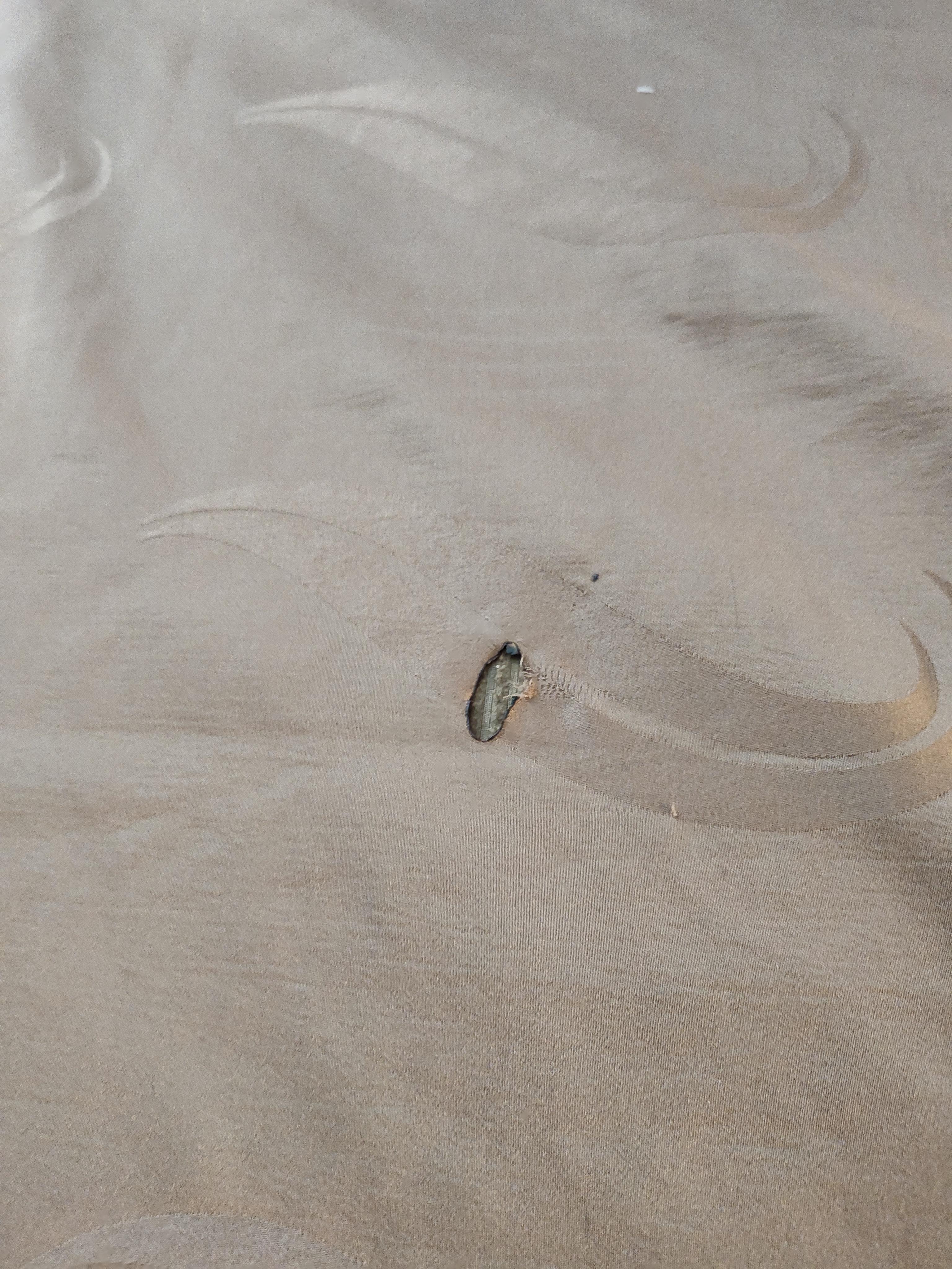 cigarette burn in non-smoking room