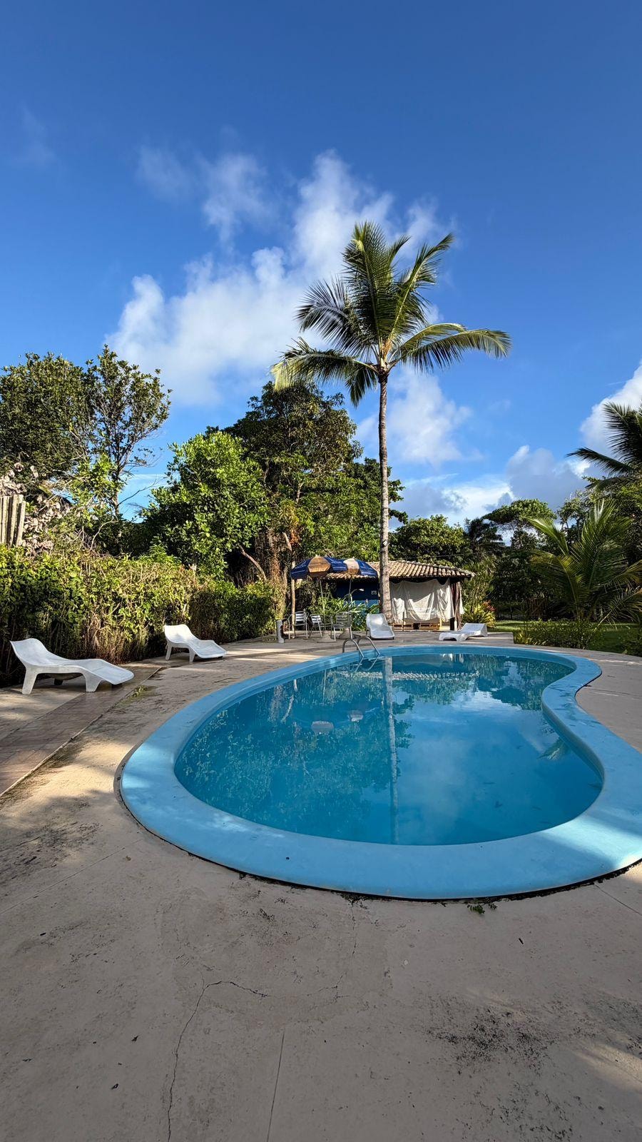 Piscina, instalações antigas.