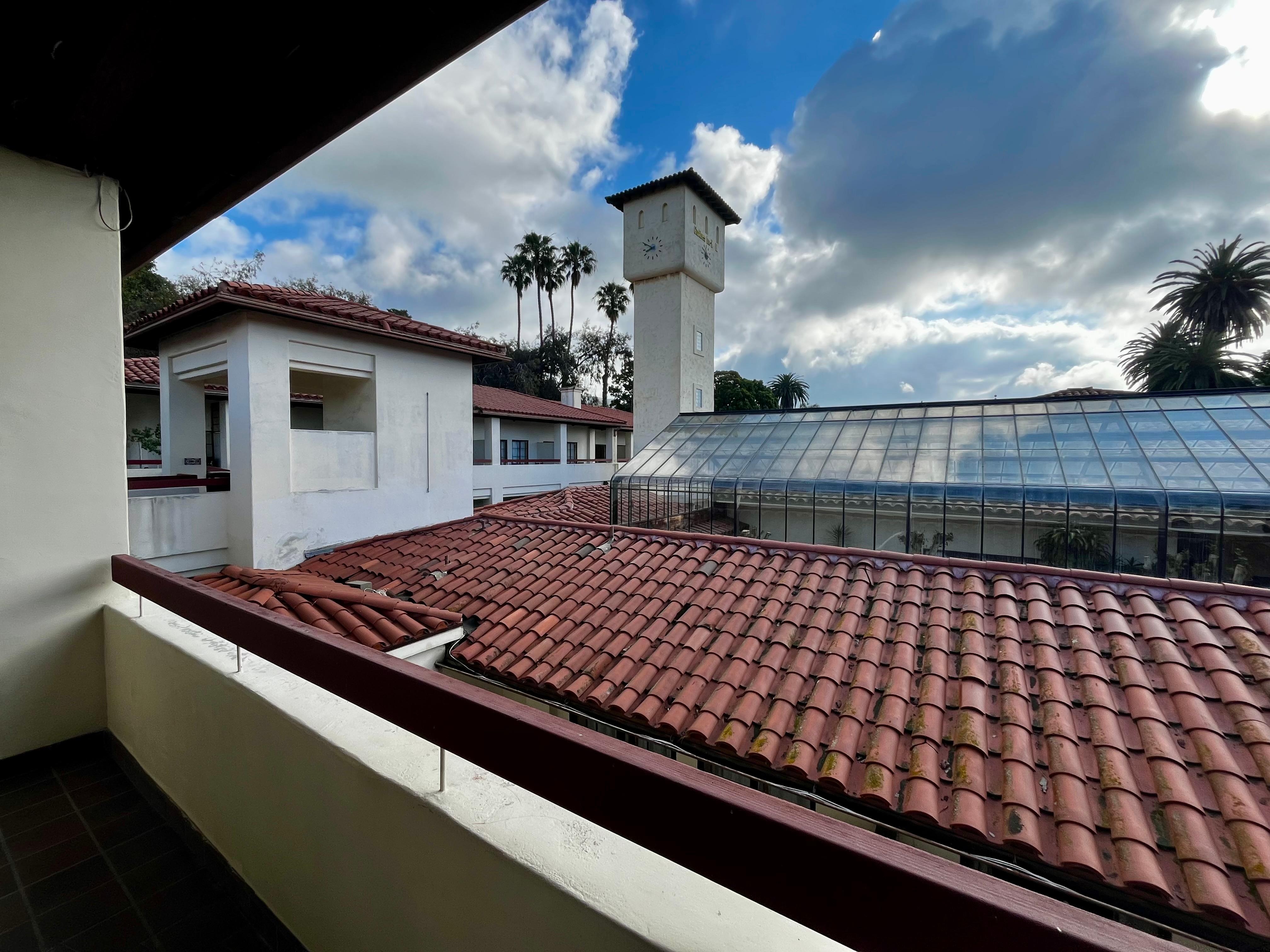 View from our balcony.