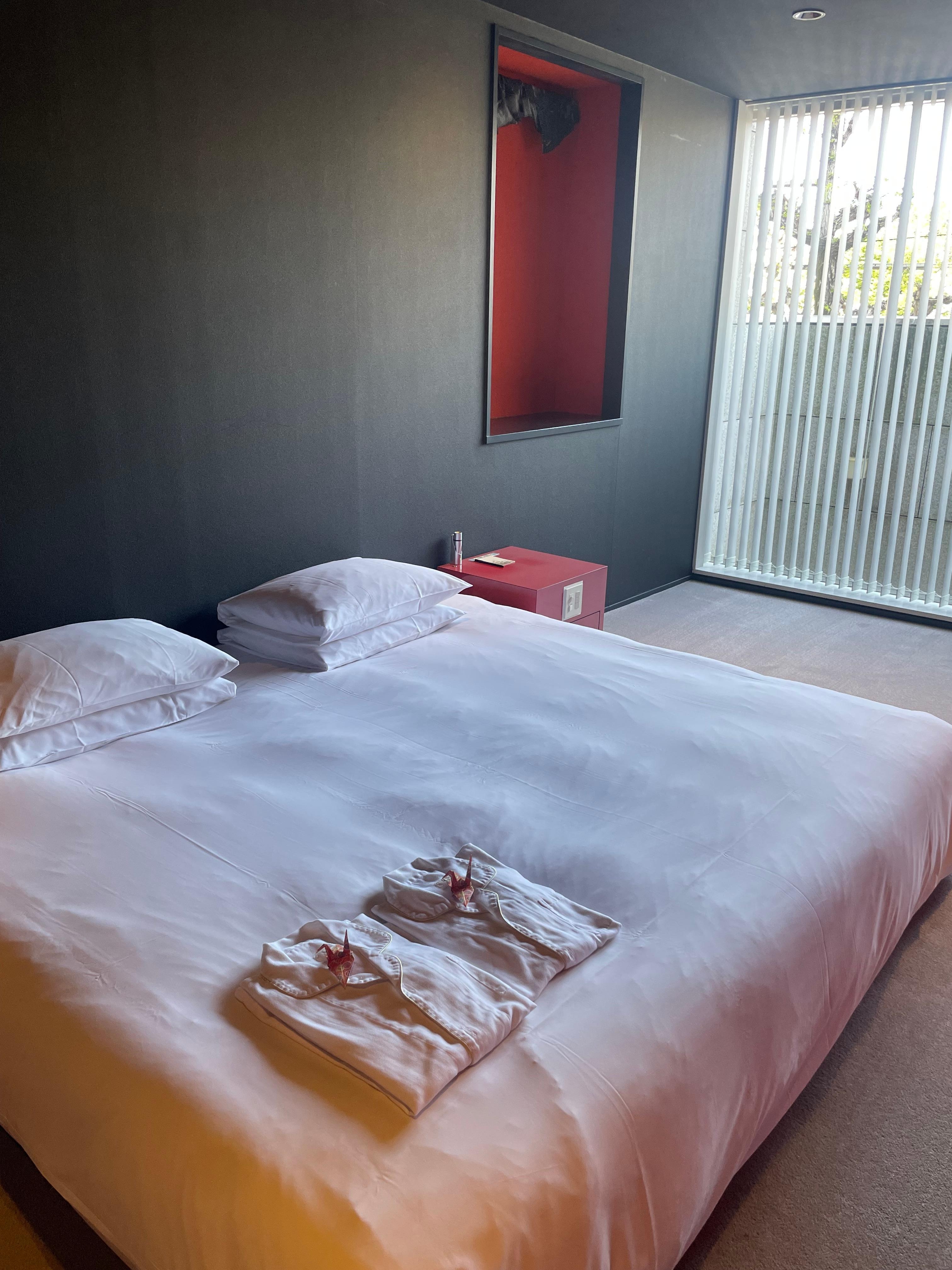 Stor säng och så omtänksamt välkomnande