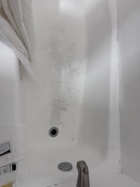 Paint worn off in shower/tub