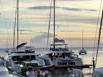 Trade winds boats ready to sail