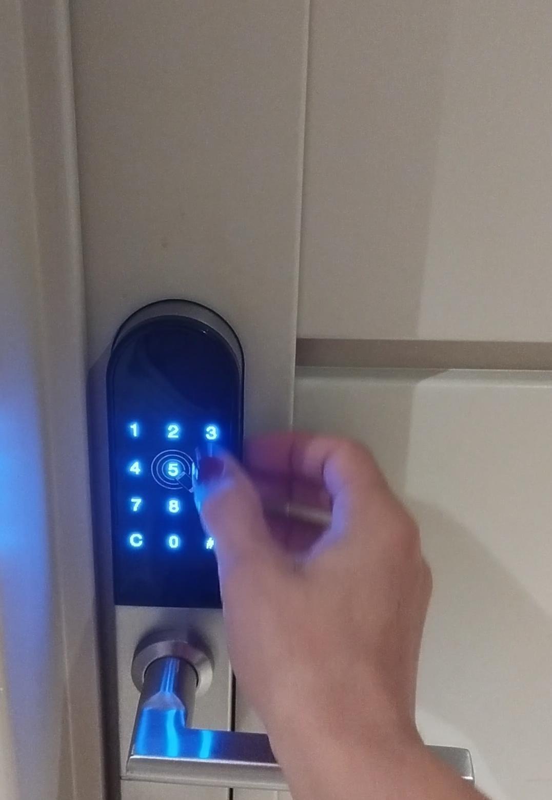 Chave com código, perfeito