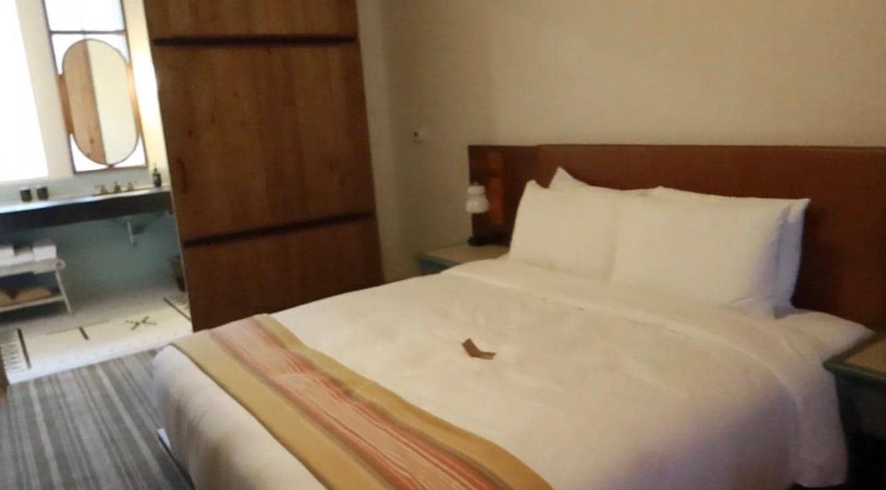 Our room was on the second floor, so we could stand on the balcony and enjoy the view.