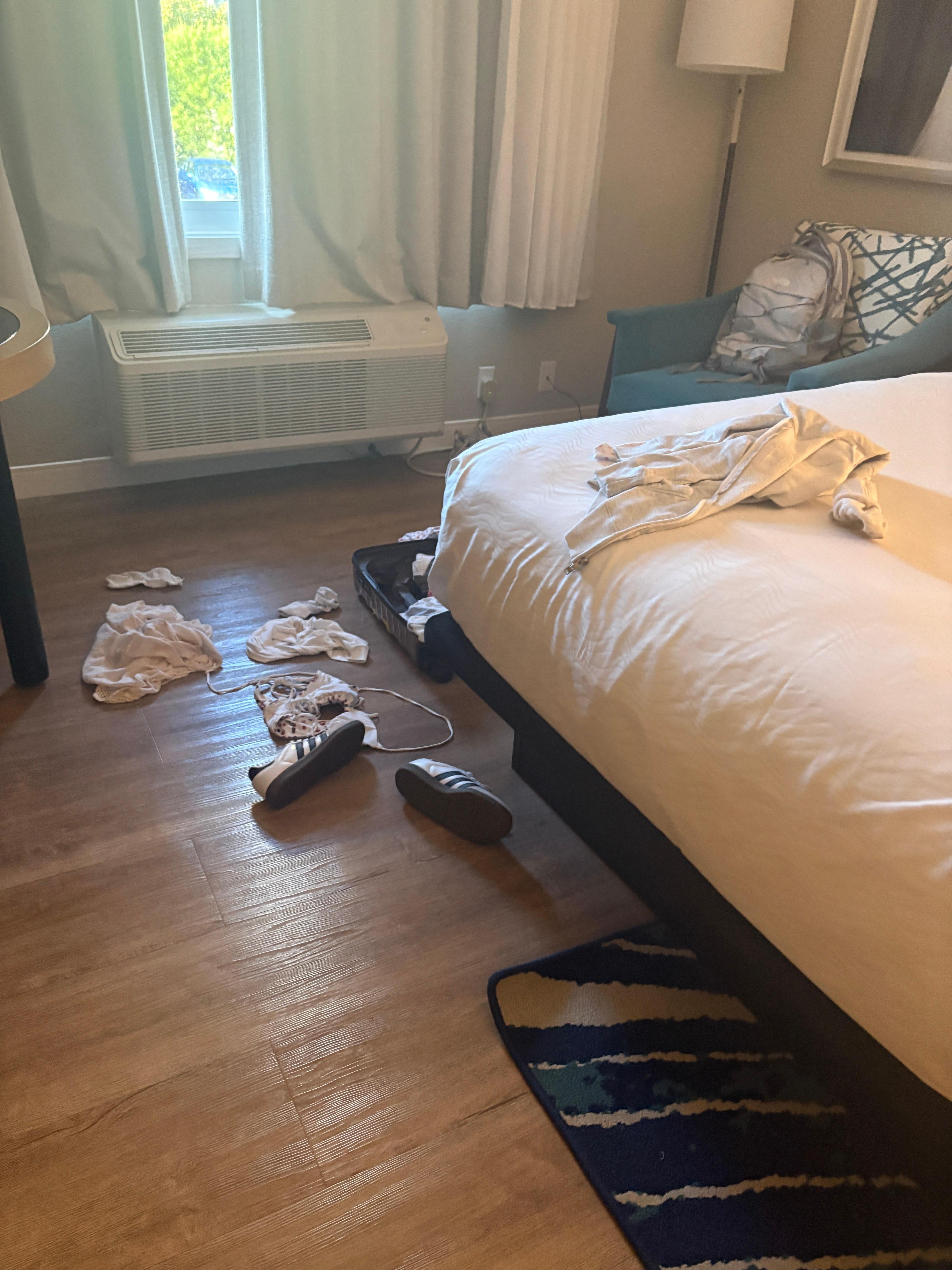 This is how house keeping left my room 