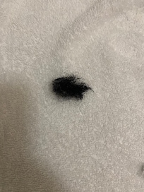 Hair I removed from tub