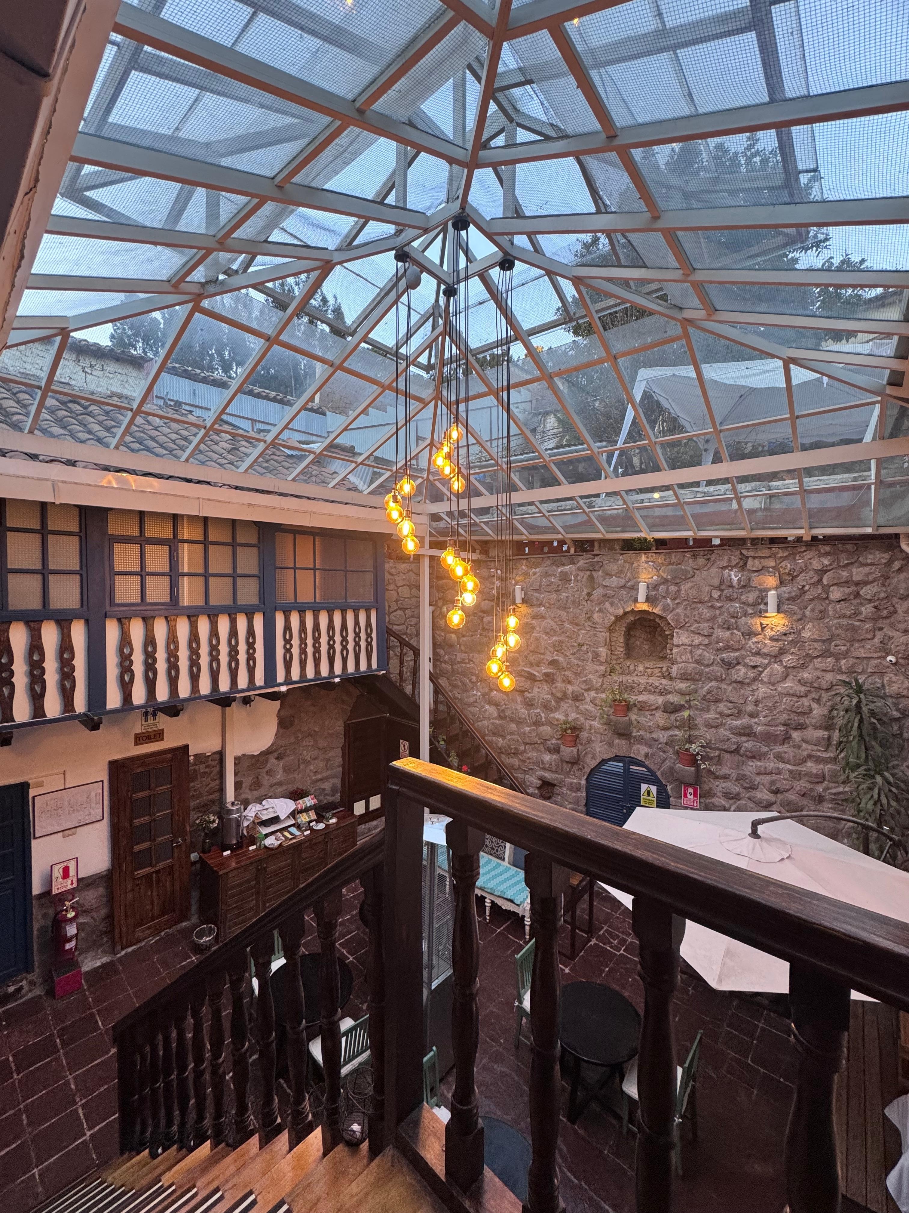 Main atrium of the hotel
