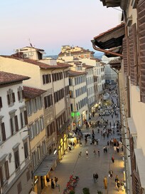 Vista da janela do quarto - ao fundo Basílica Santa Maria Novella