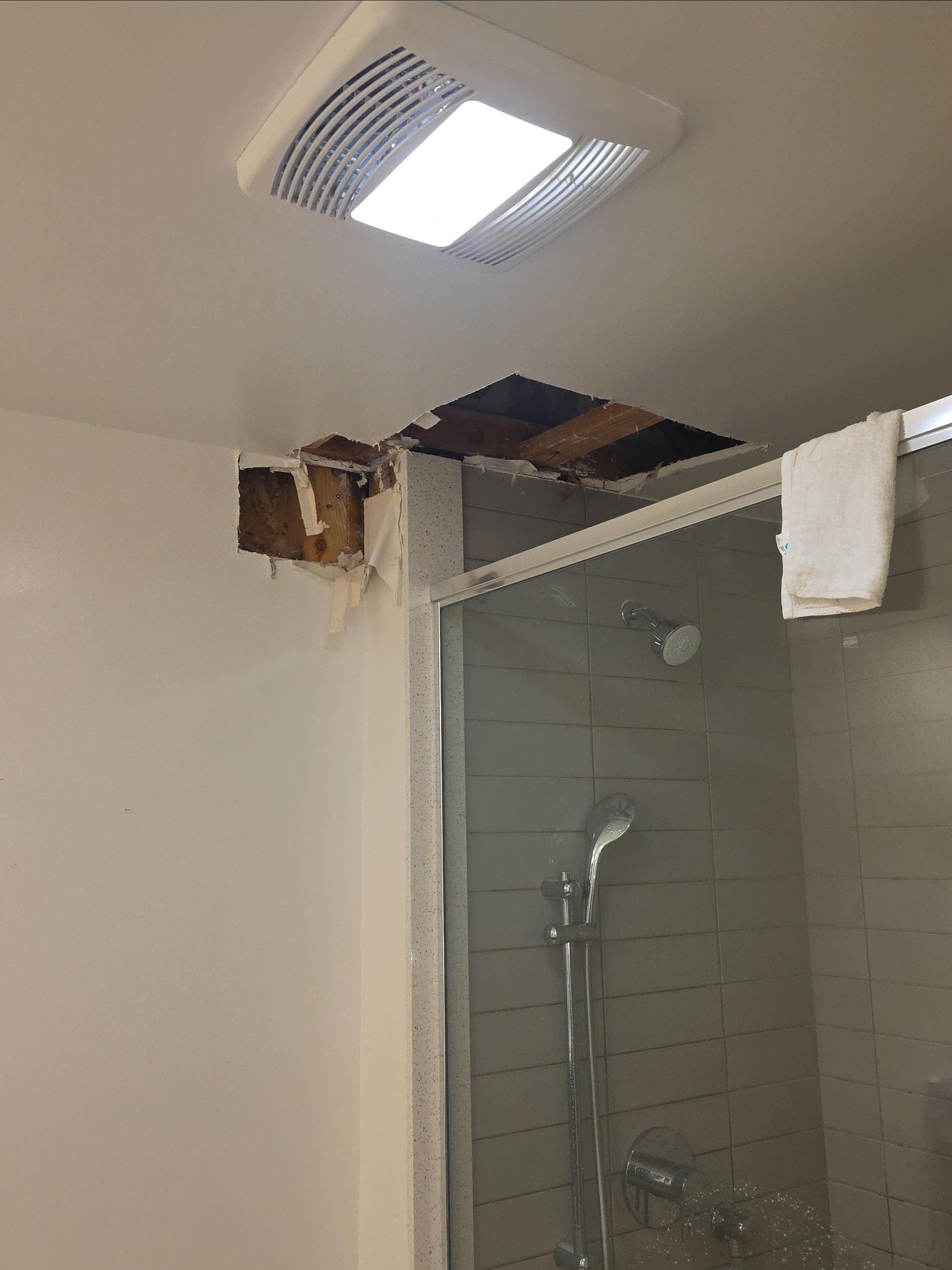 New holes that were made