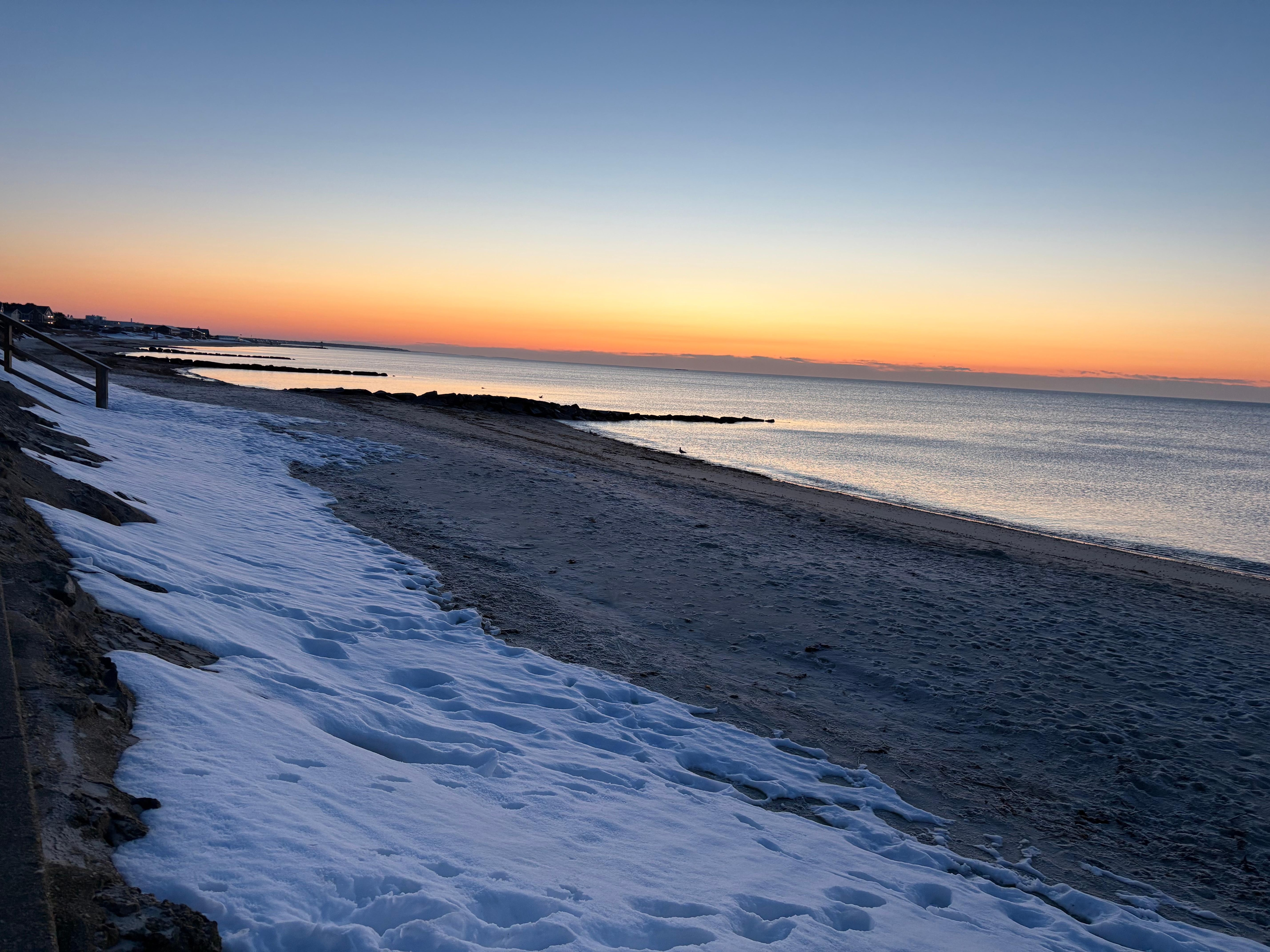 At Bass River Beach/Smugglers Beach just Before Sunrise 