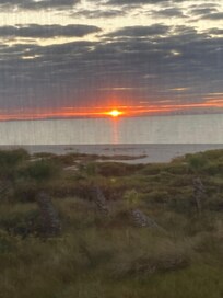 Sunrise from our balcony….