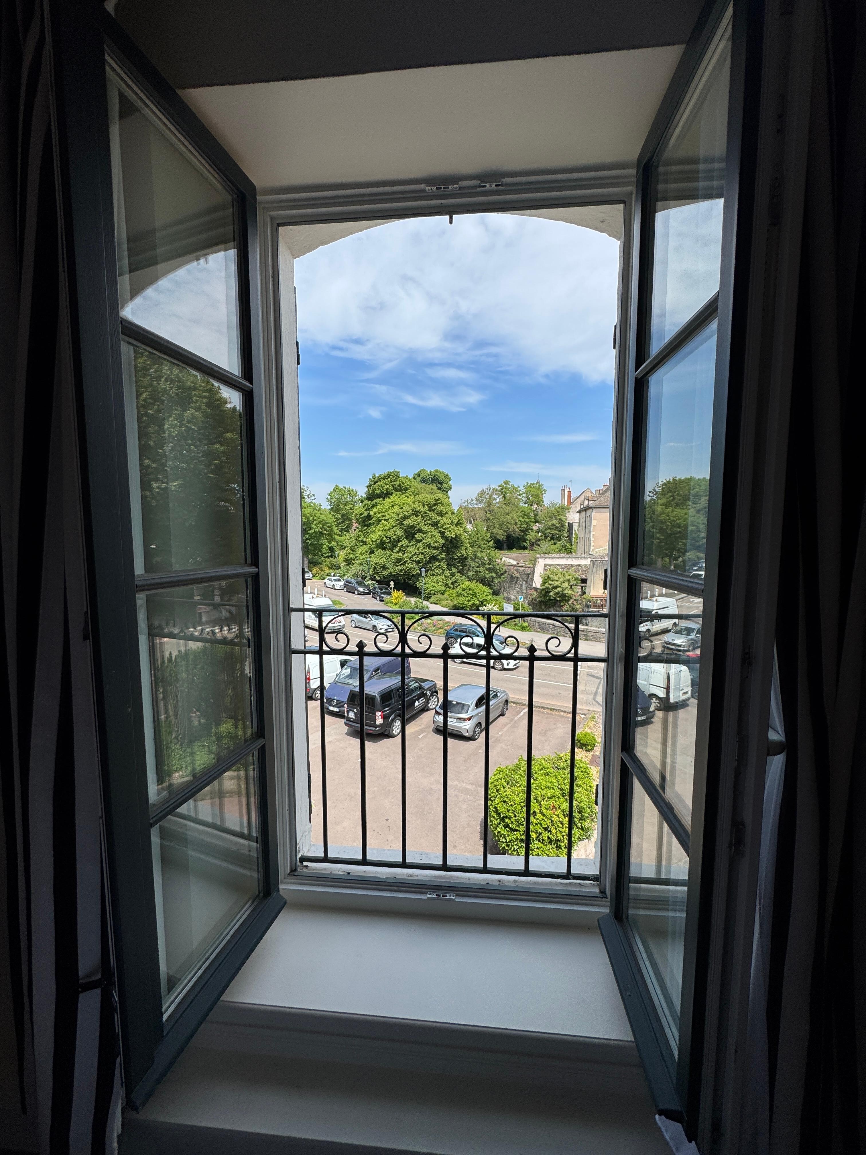 View from window in room