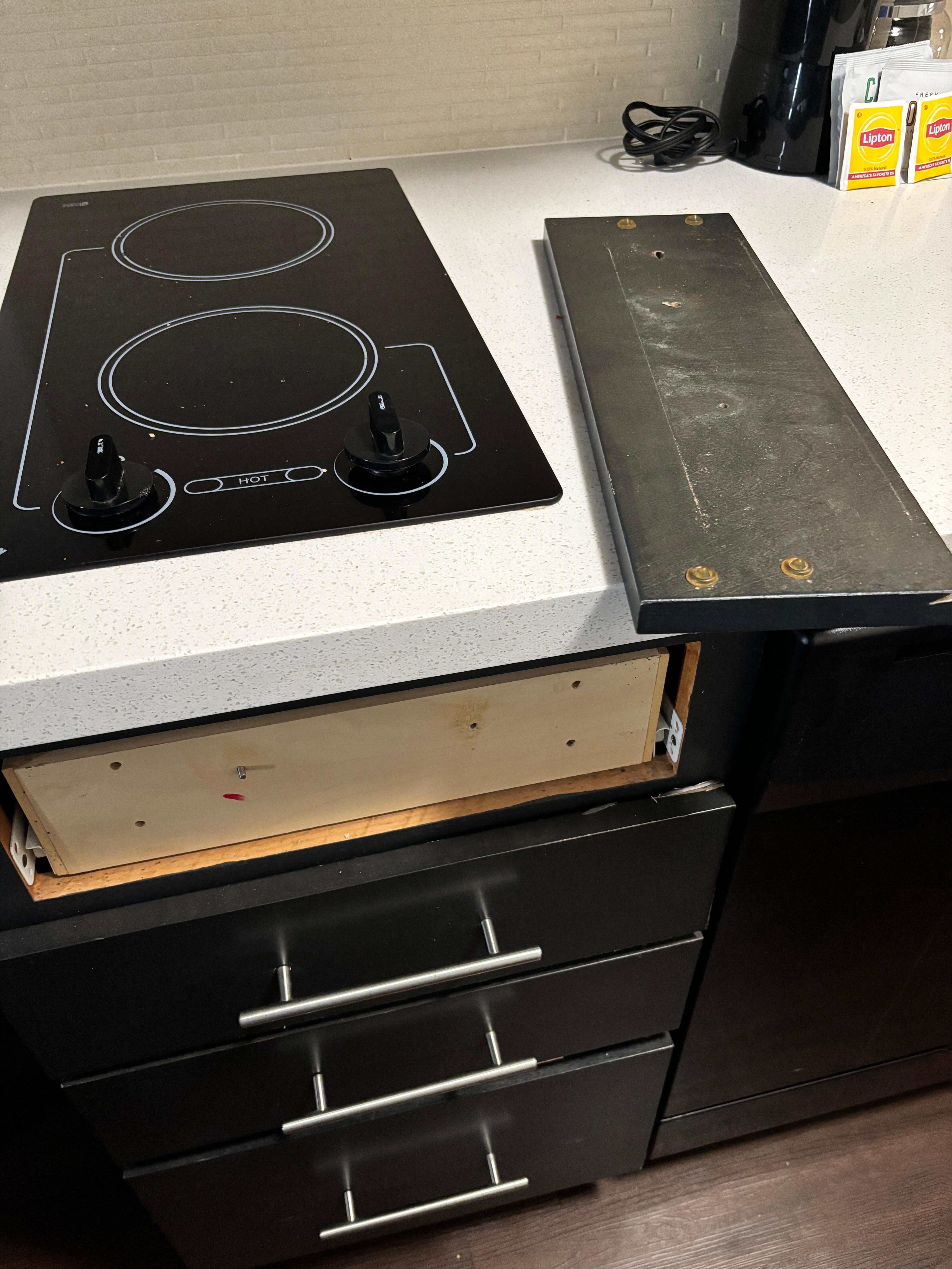 Drawer broke off when I opened it