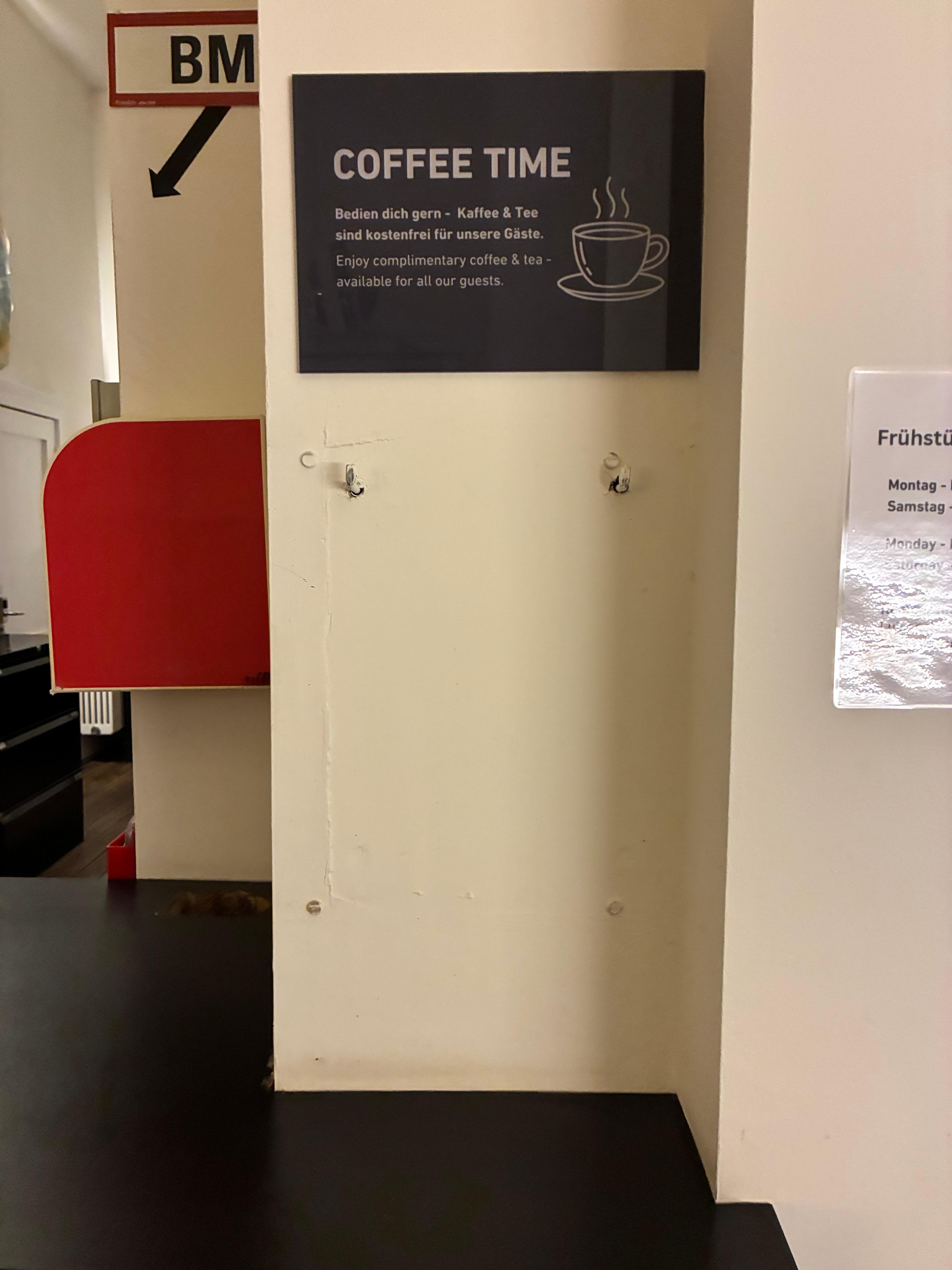 No coffee