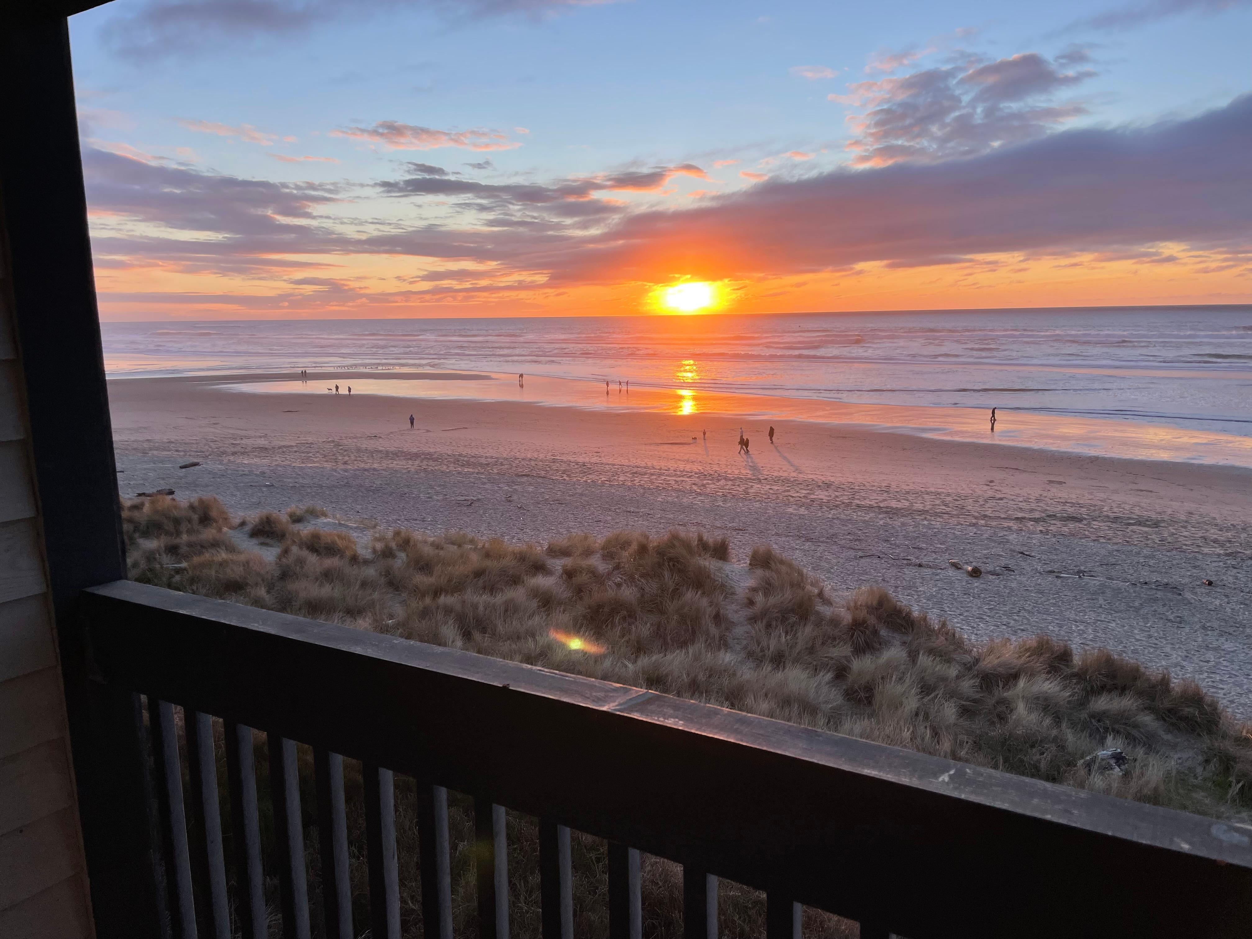 View from our balcony