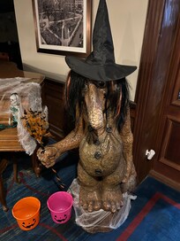 Greeted by a troll at the connected restaurant, Mugly’s!