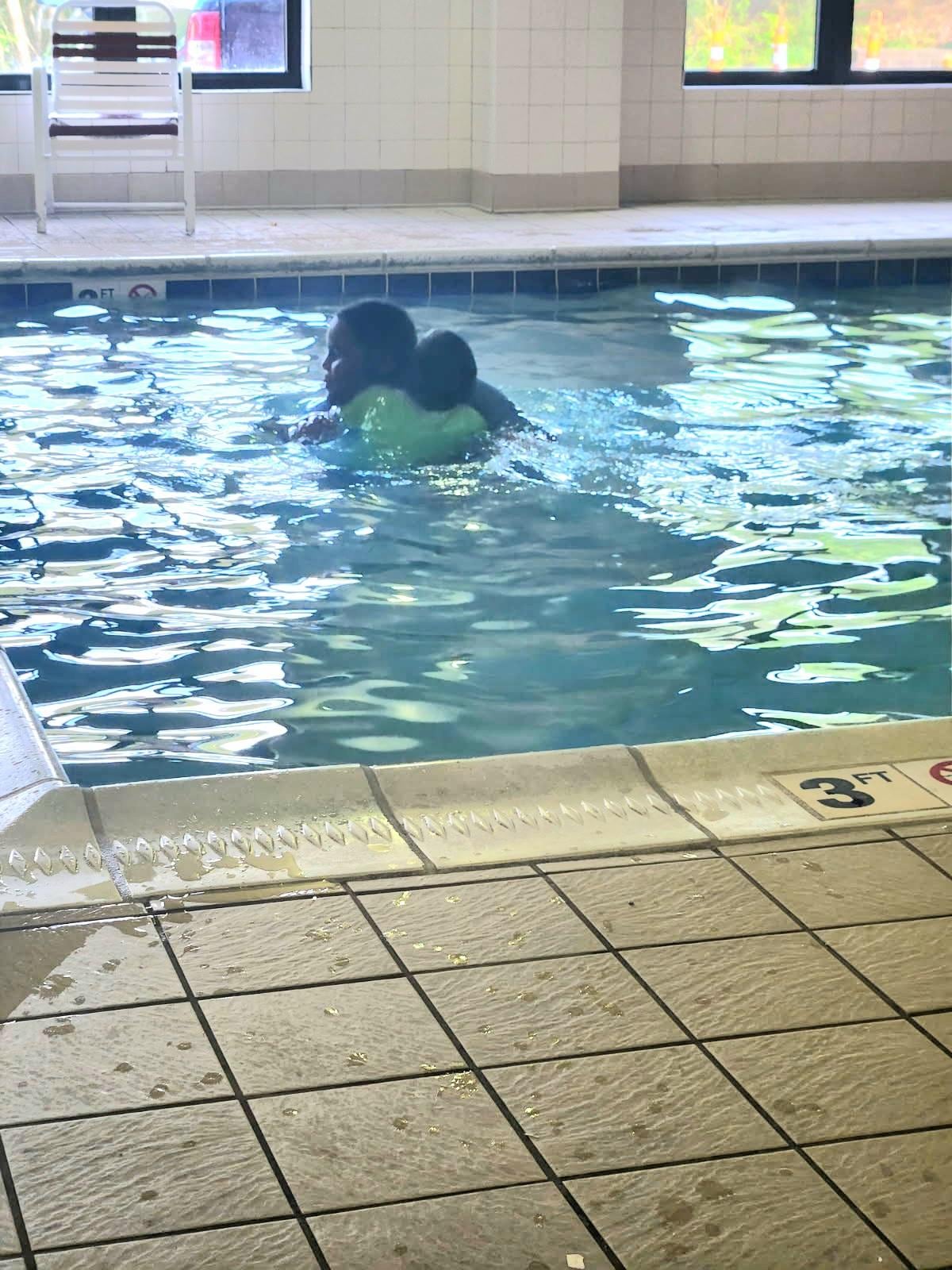 Pool decent size but was not heated