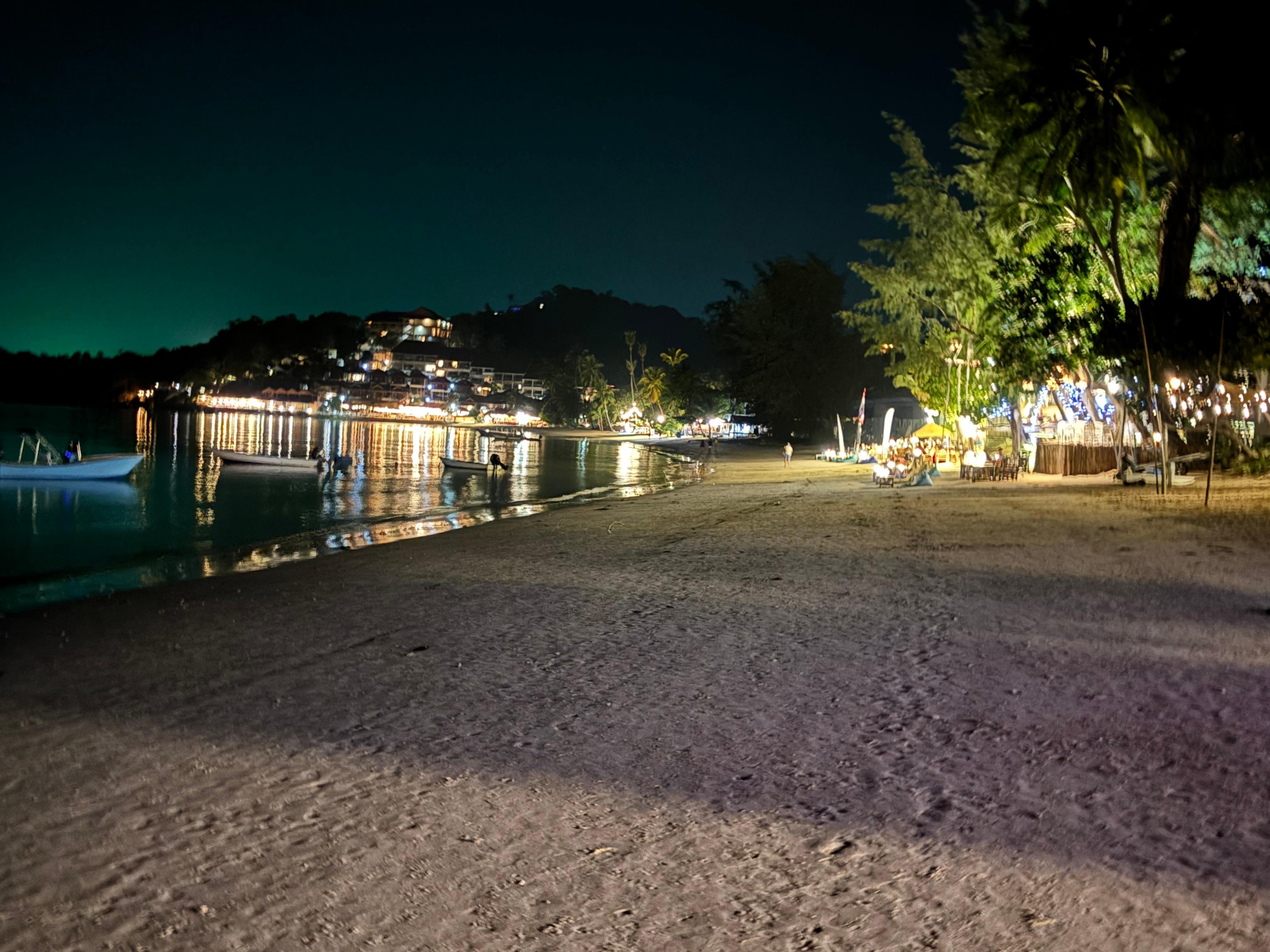 The beach at night 