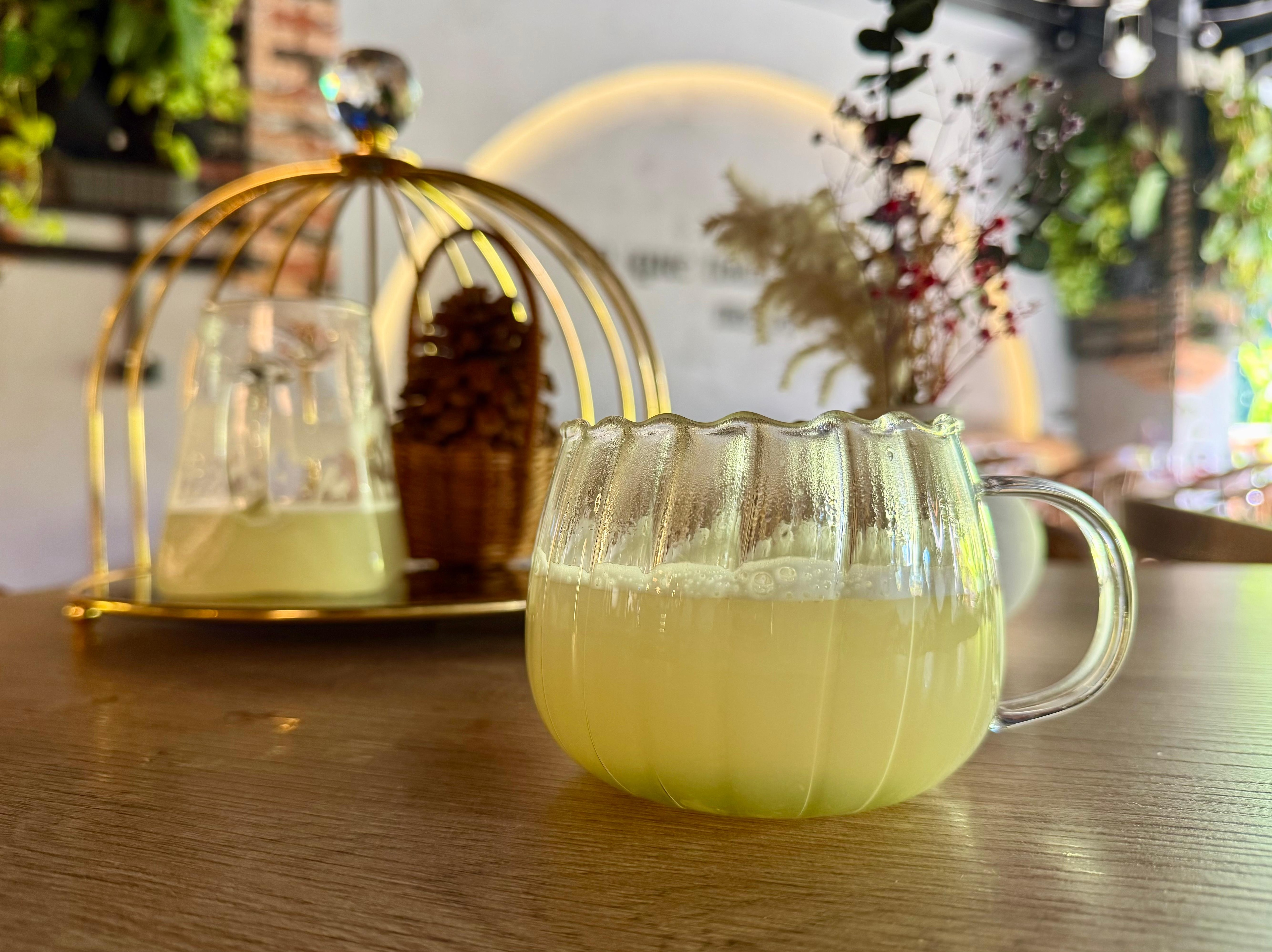 Ginger infusion for breakfast as they don’t offer decaf. 