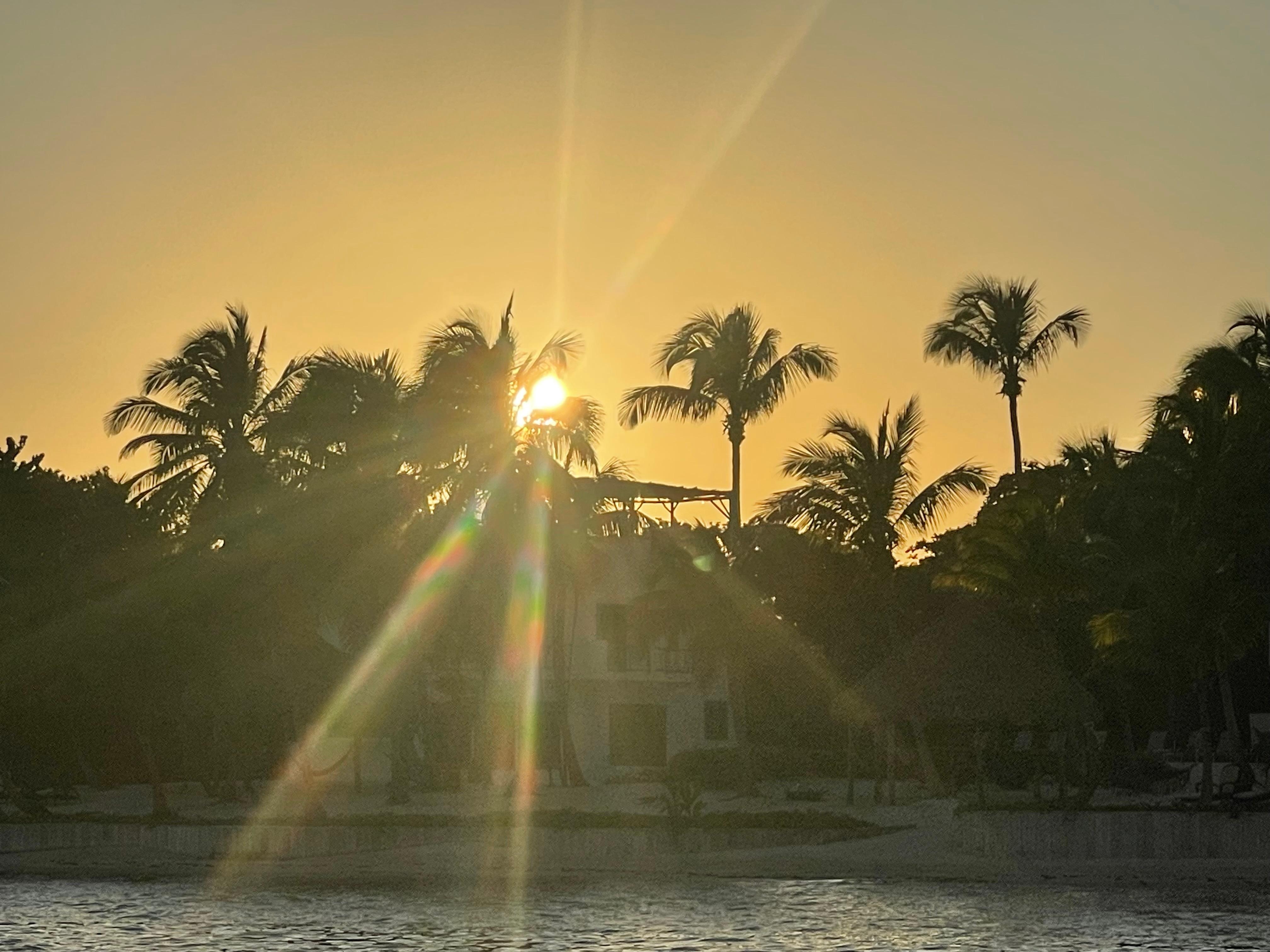 Sunset from the pier.