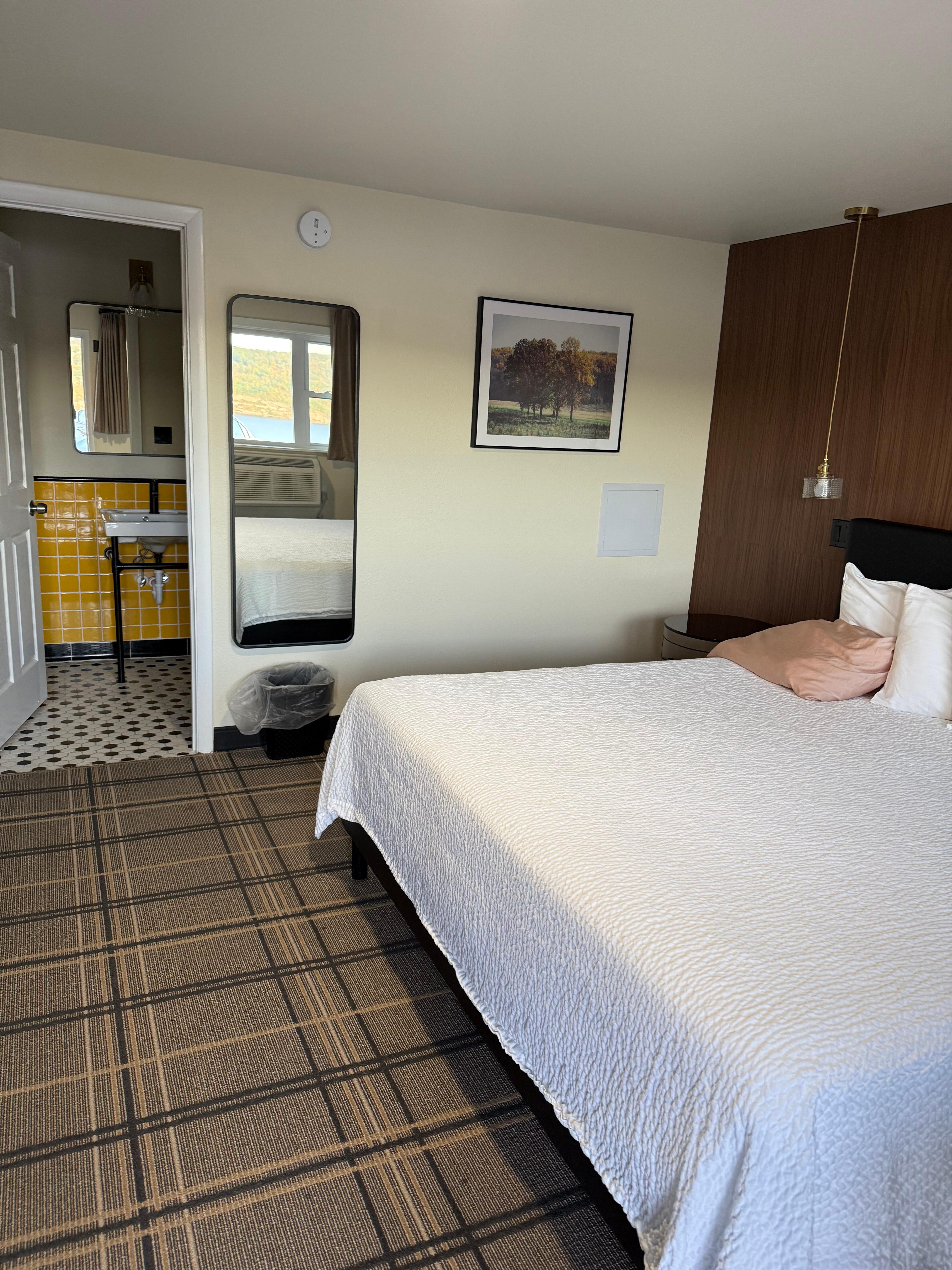 Mattress could use an upgrade but the pillows were great!