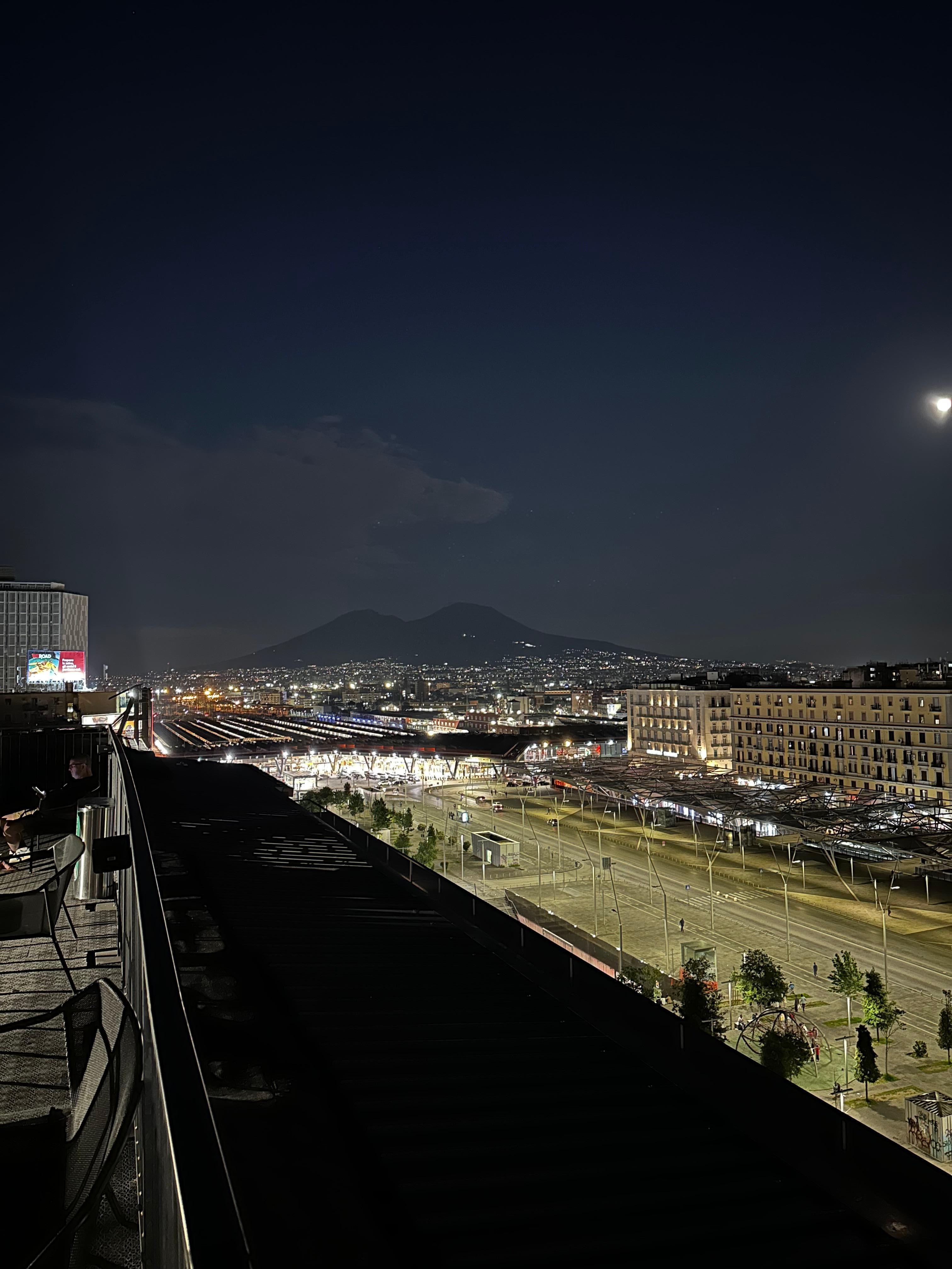 Vista do Rooftoop de noite 