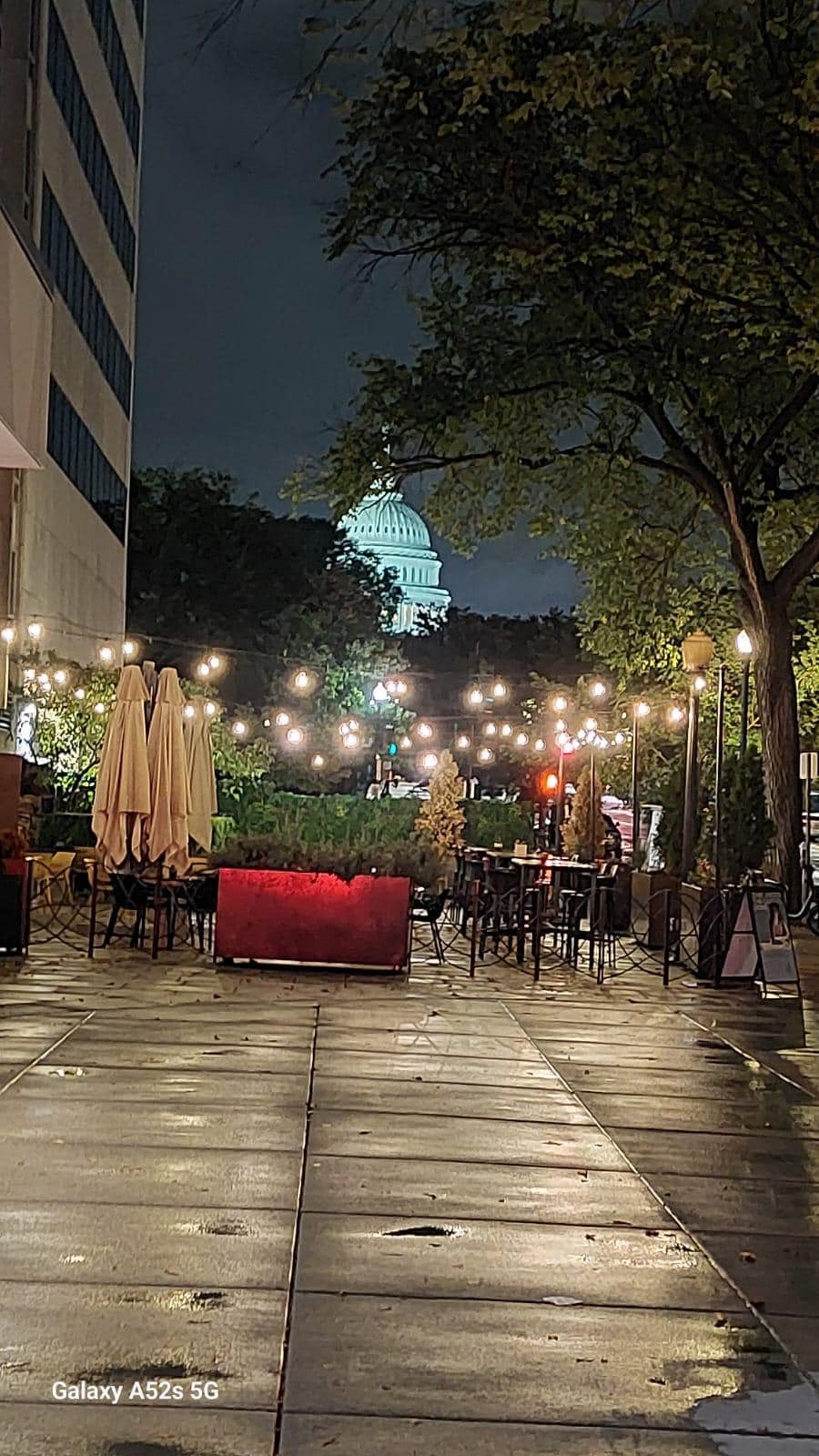 A vista que temos na entrada do hotel.