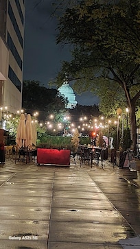 A vista que temos na entrada do hotel.