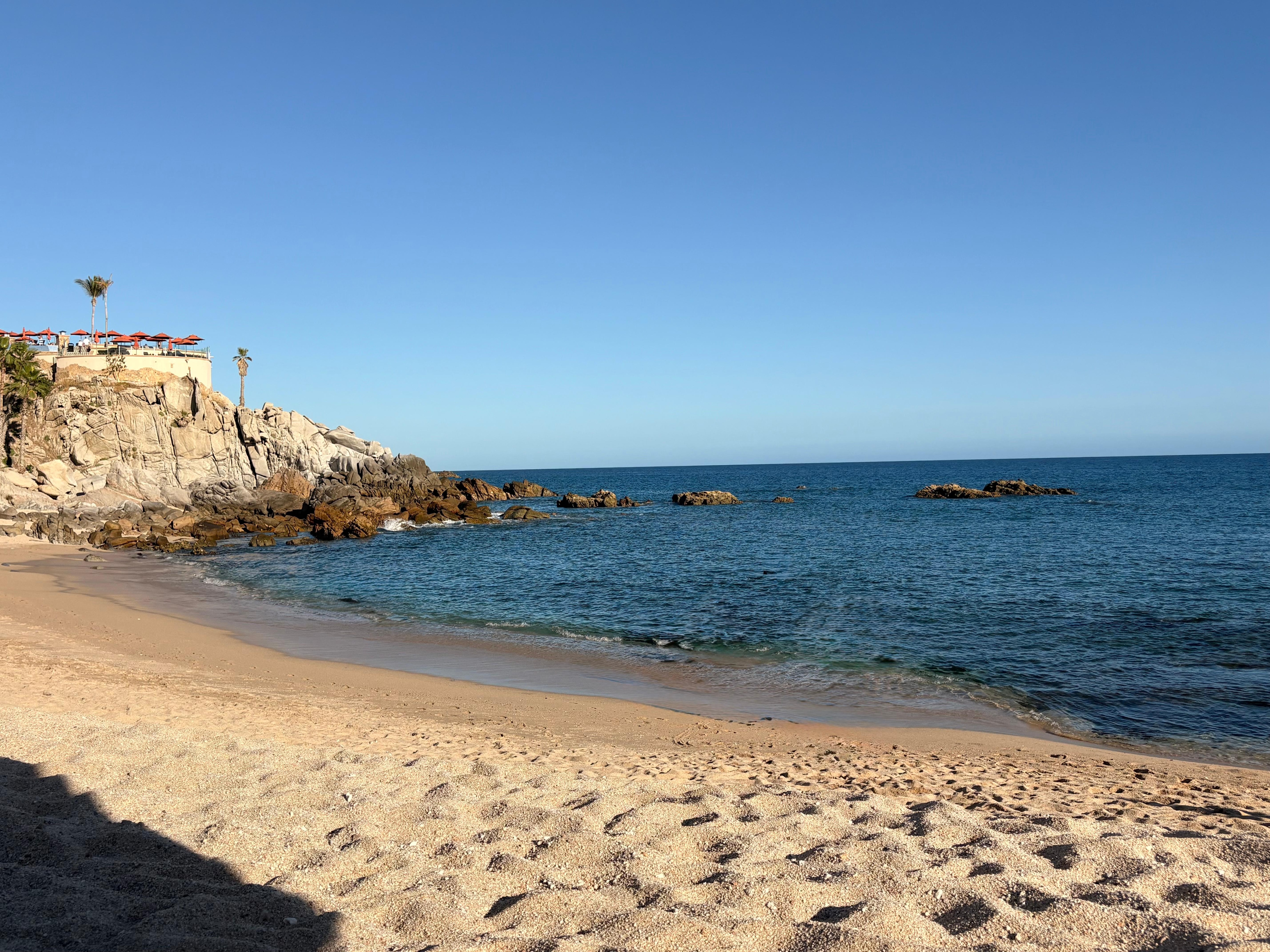 Vista desde la playa.