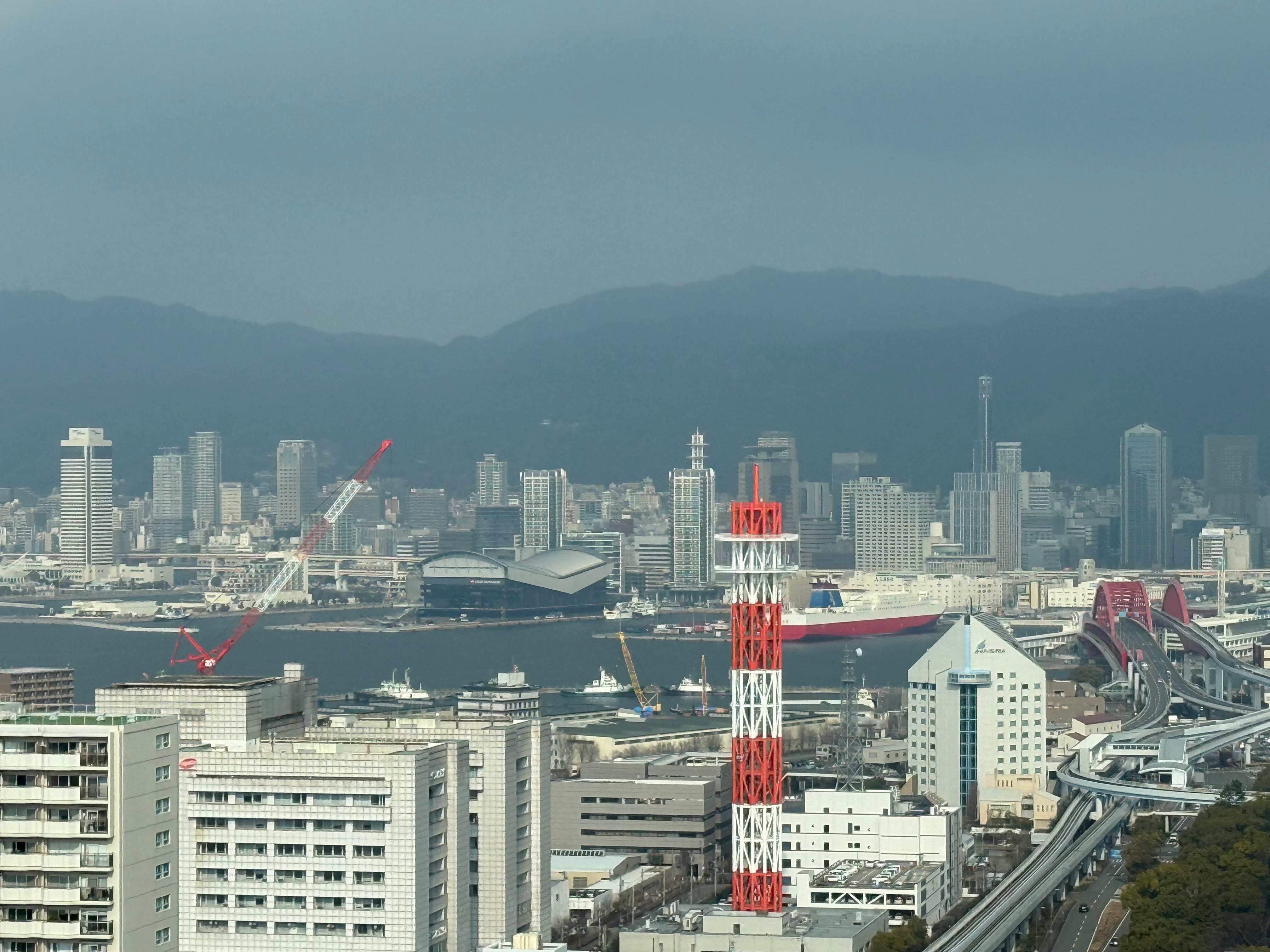 30樓吃早餐的窗外風景