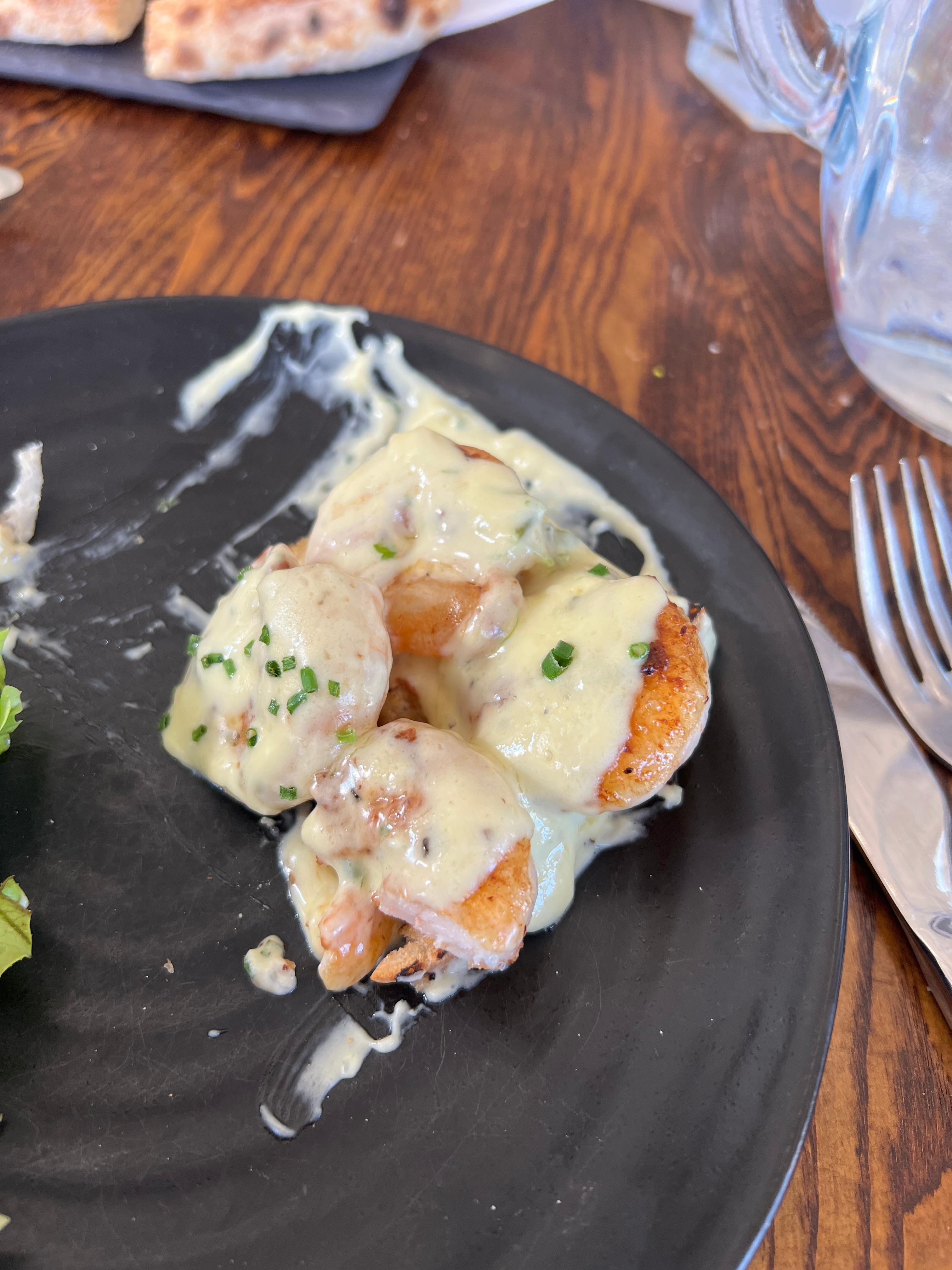 The prawns are to die for