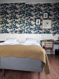 Ett av rummen. Inget rum är det andra likt