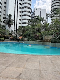 Pool to ourselves