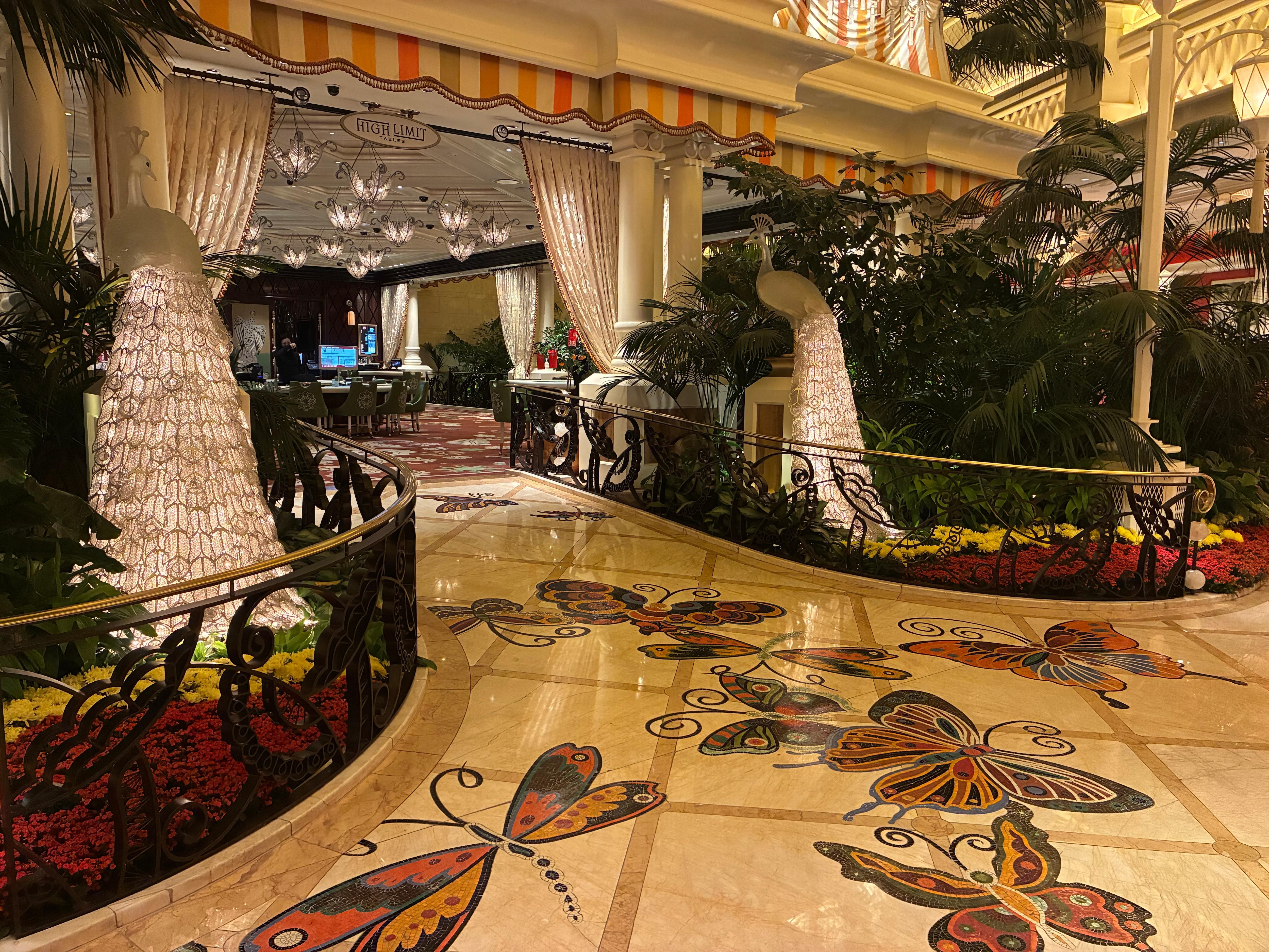 One corner of the casino 