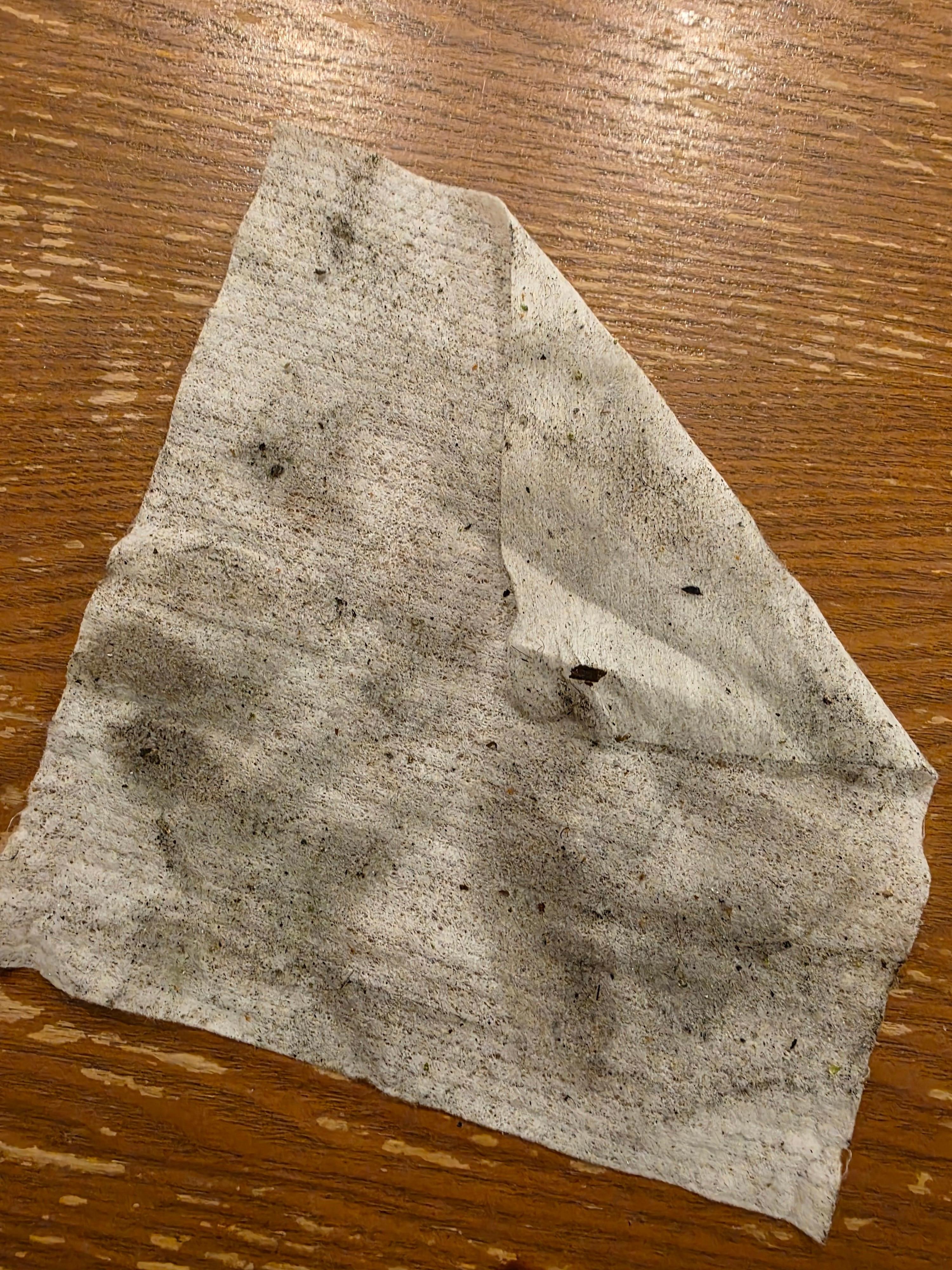 Kitchen counter wipe down