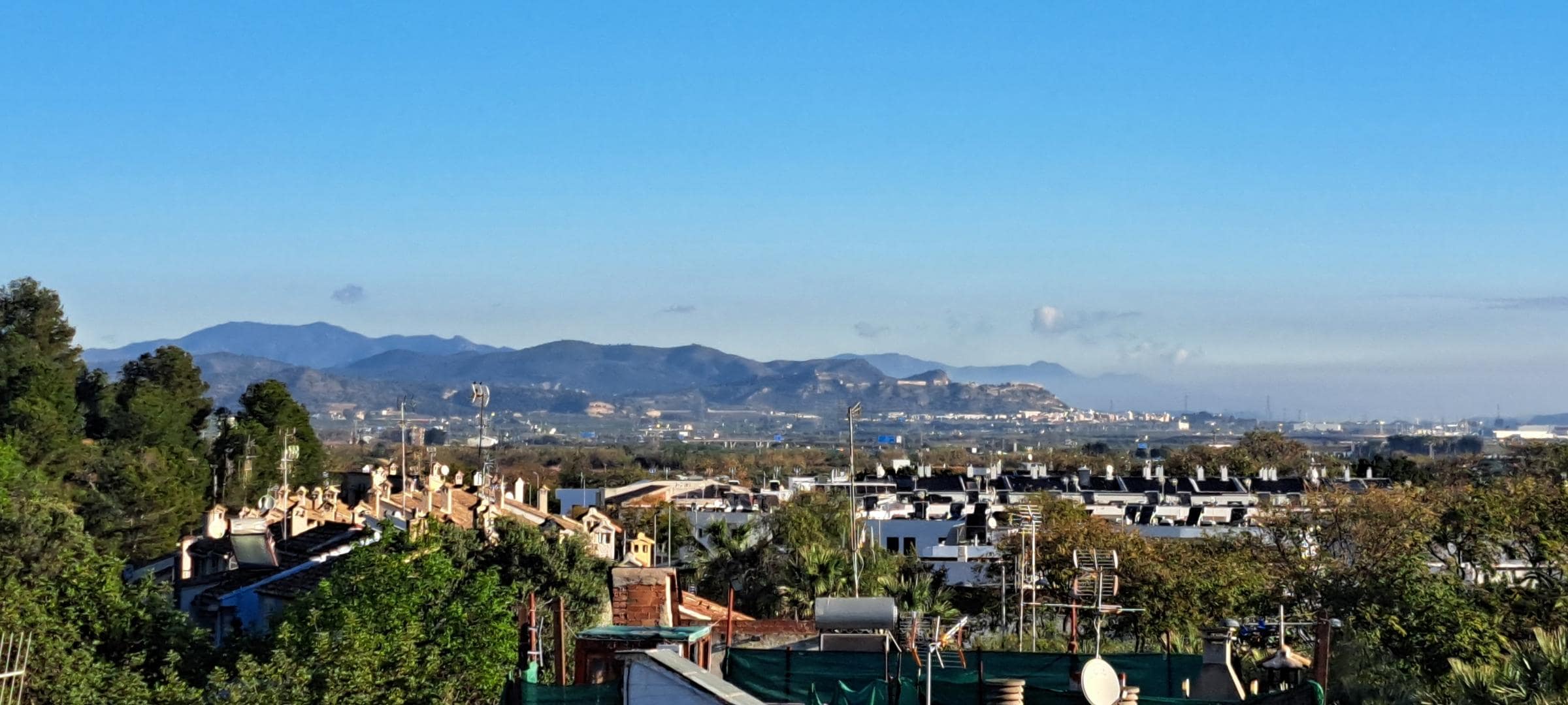 Vista desde la habitacion.