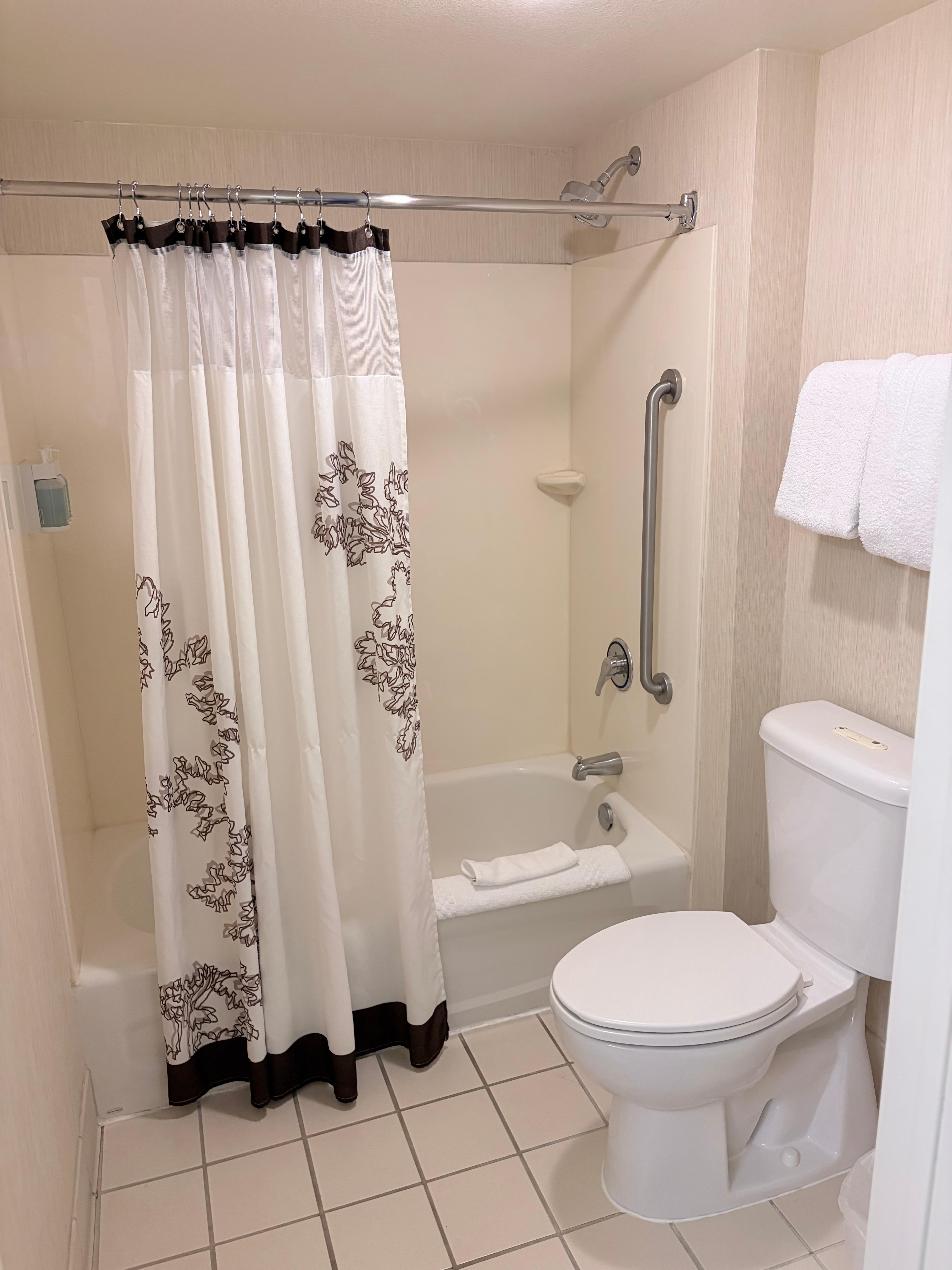 滞在初日バスルーム